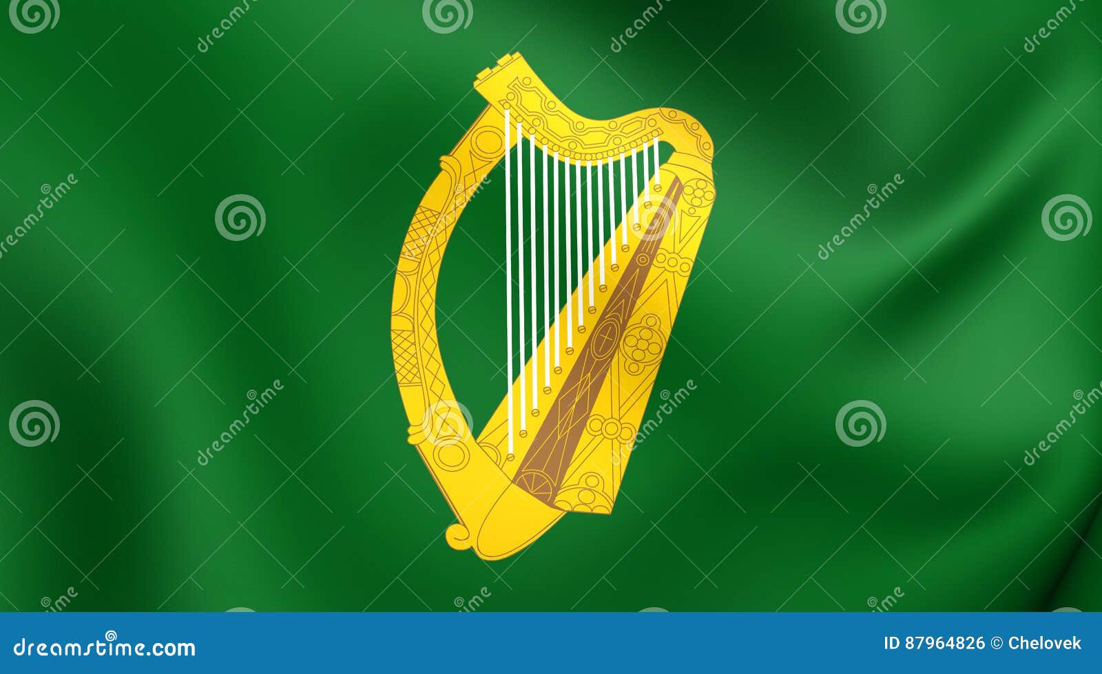 Leinster 3D Map. Province Of Ireland. Detailed 3d Map With Dropped ...