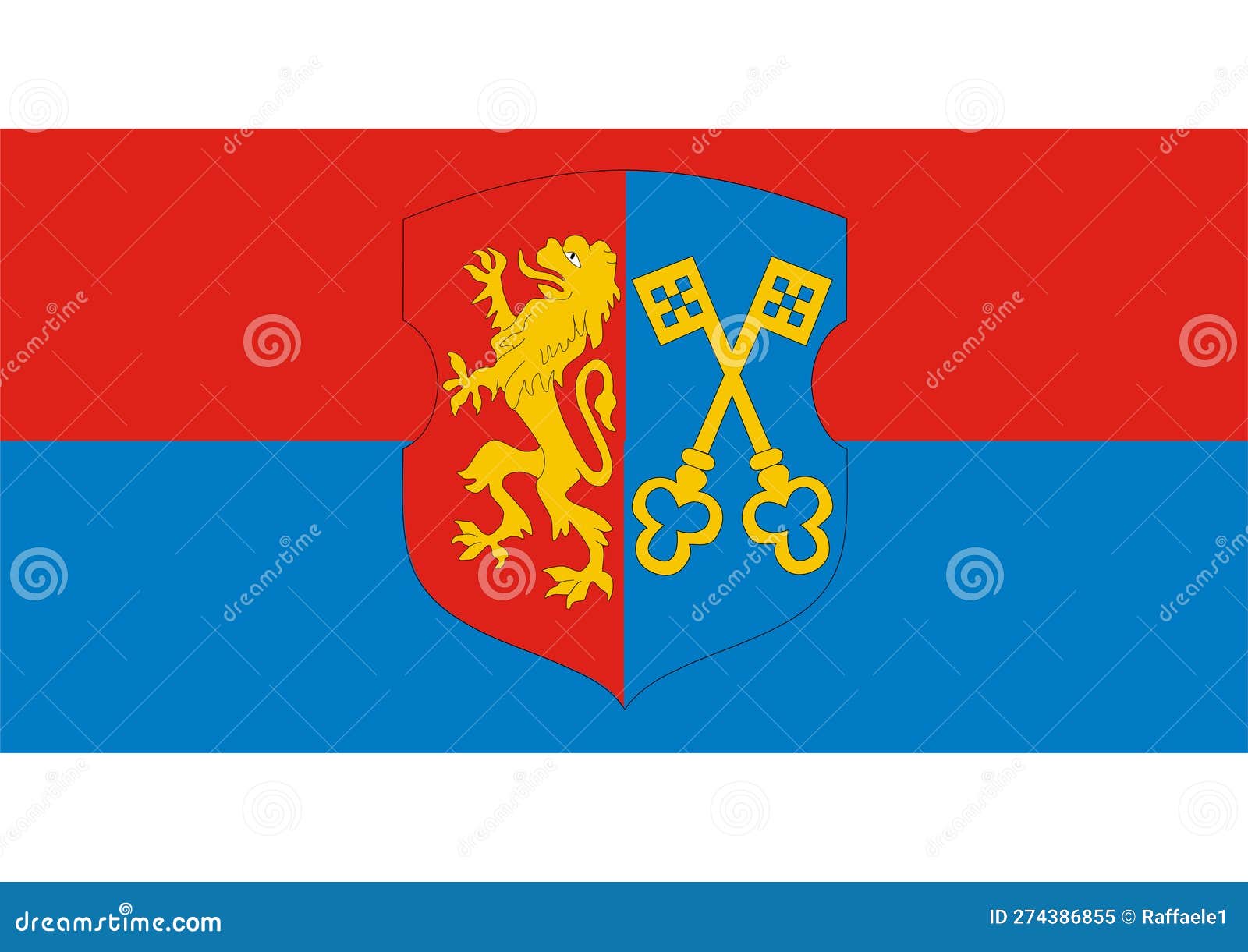 Flag of Lida stock illustration. Illustration of flag - 274386855