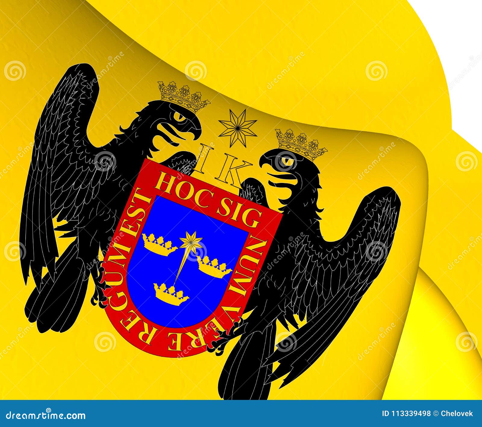 Flag of Lima, Peru. stock illustration. Illustration of dimensional ...