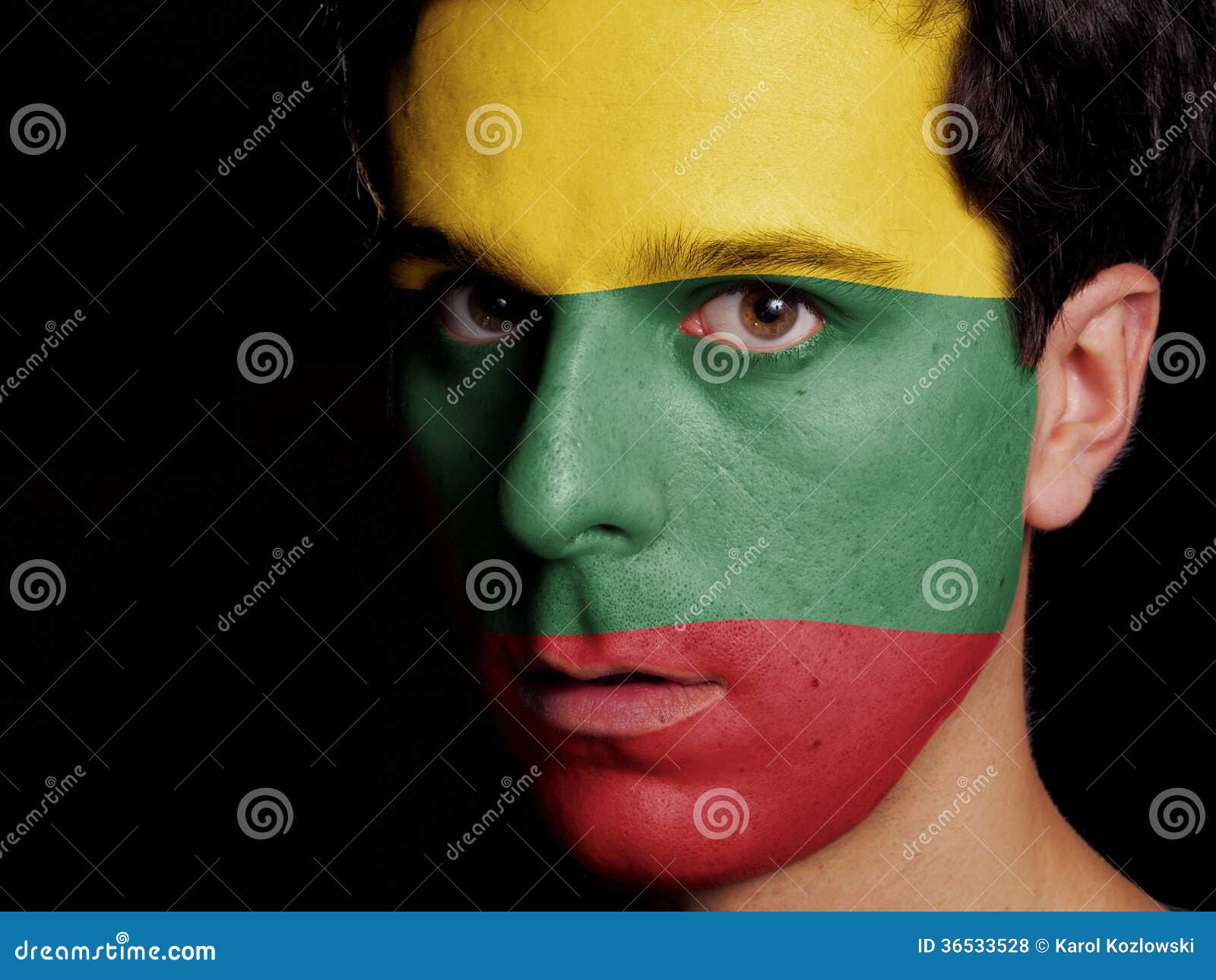 Flag of Lithuania stock photo. Image of nationalistic - 36533528
