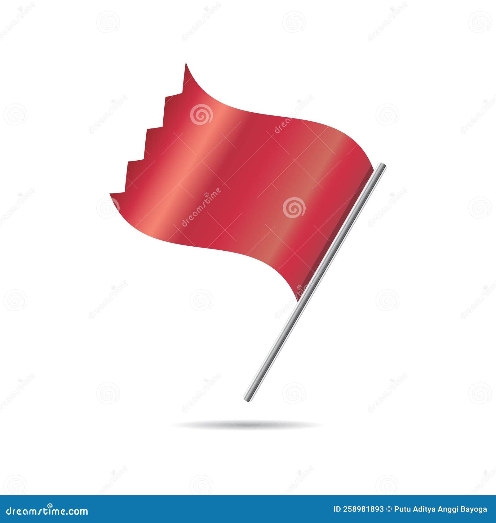 Flag logo template stock vector. Illustration of design - 258981893