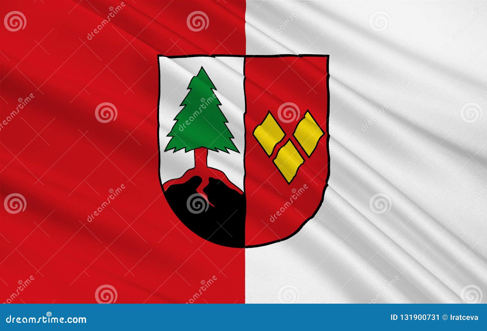 Luchow-Dannenberg Outline Map Vector Illustration | CartoonDealer.com ...