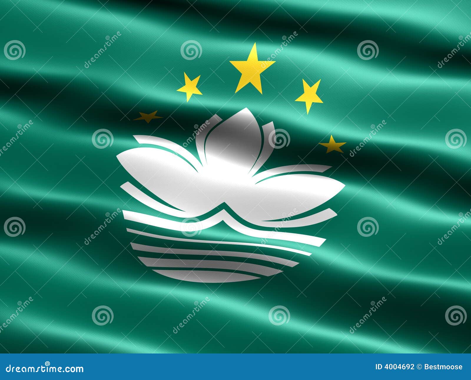 Flag of Macau stock illustration. Illustration of ethnic - 4004692