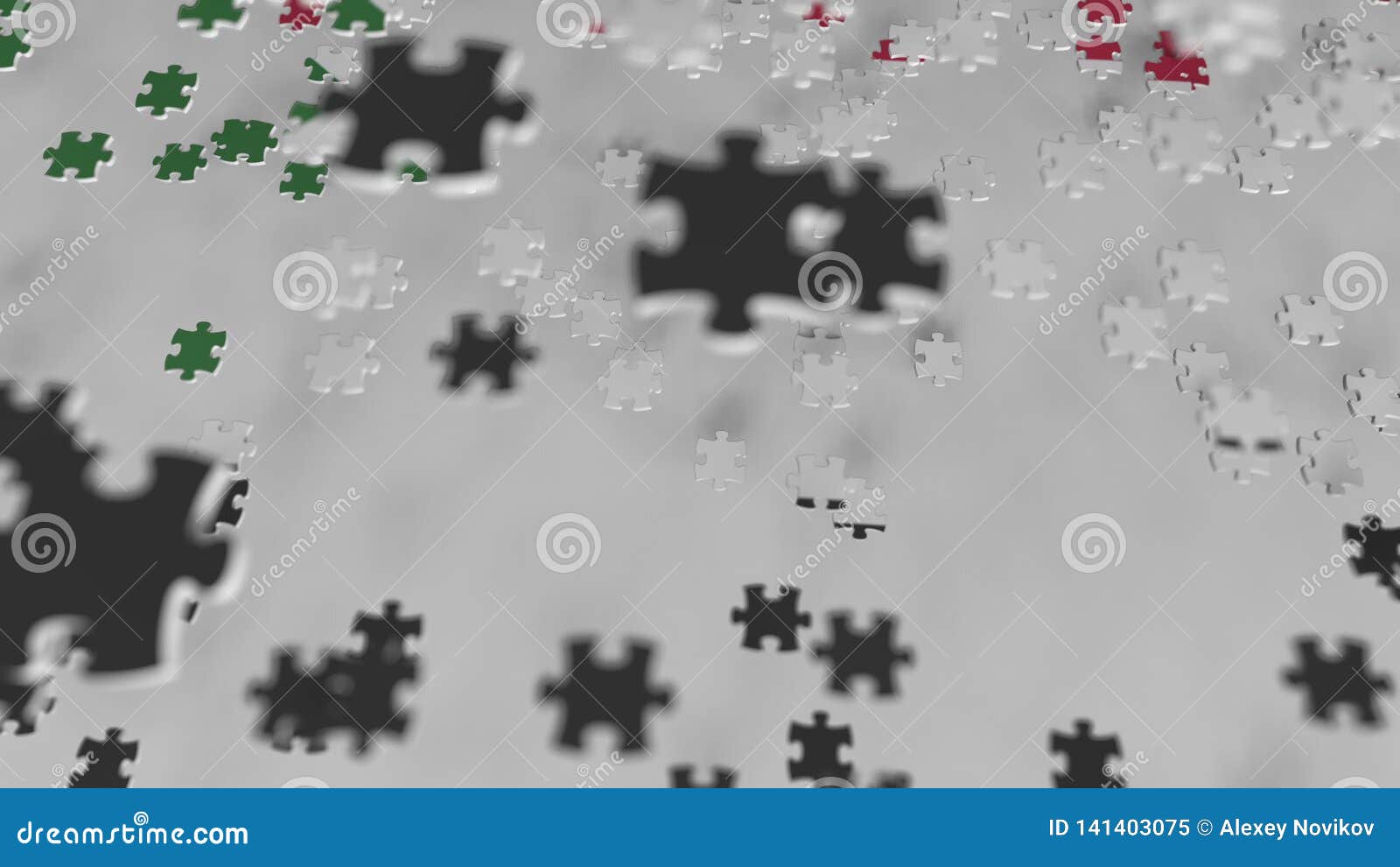 Flag of Sudan Being Made with Jigsaw Puzzle Pieces. Sudanian Problem ...