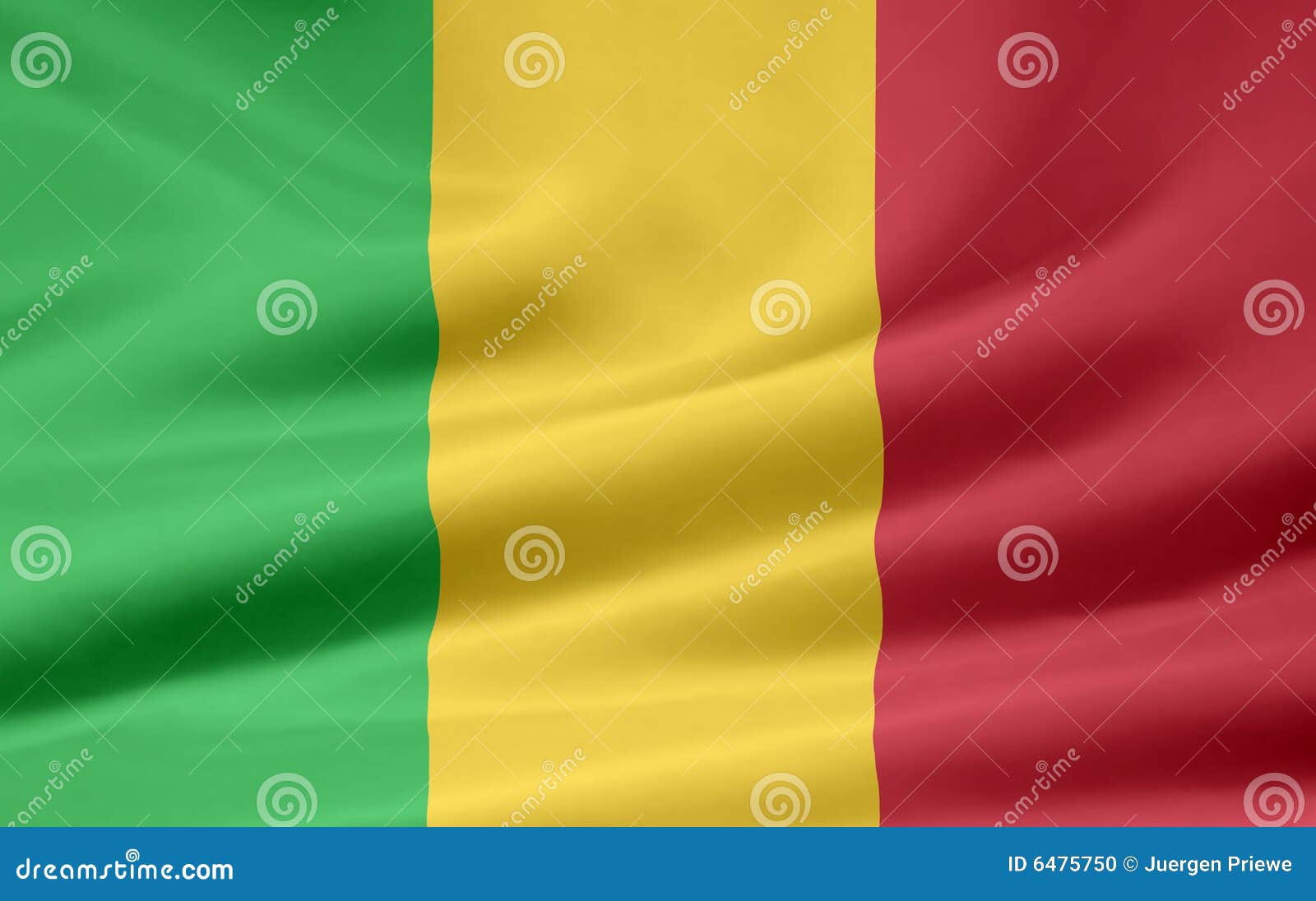 Flag of Mali stock illustration. Illustration of design - 6475750