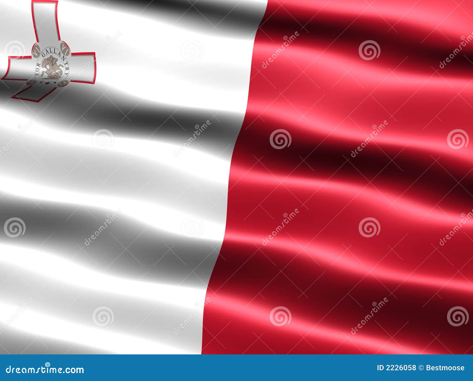 Flag of Malta stock illustration. Illustration of republic - 2226058