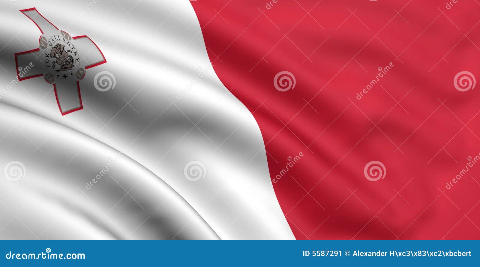 Flag of Malta stock illustration. Illustration of flag - 5587291