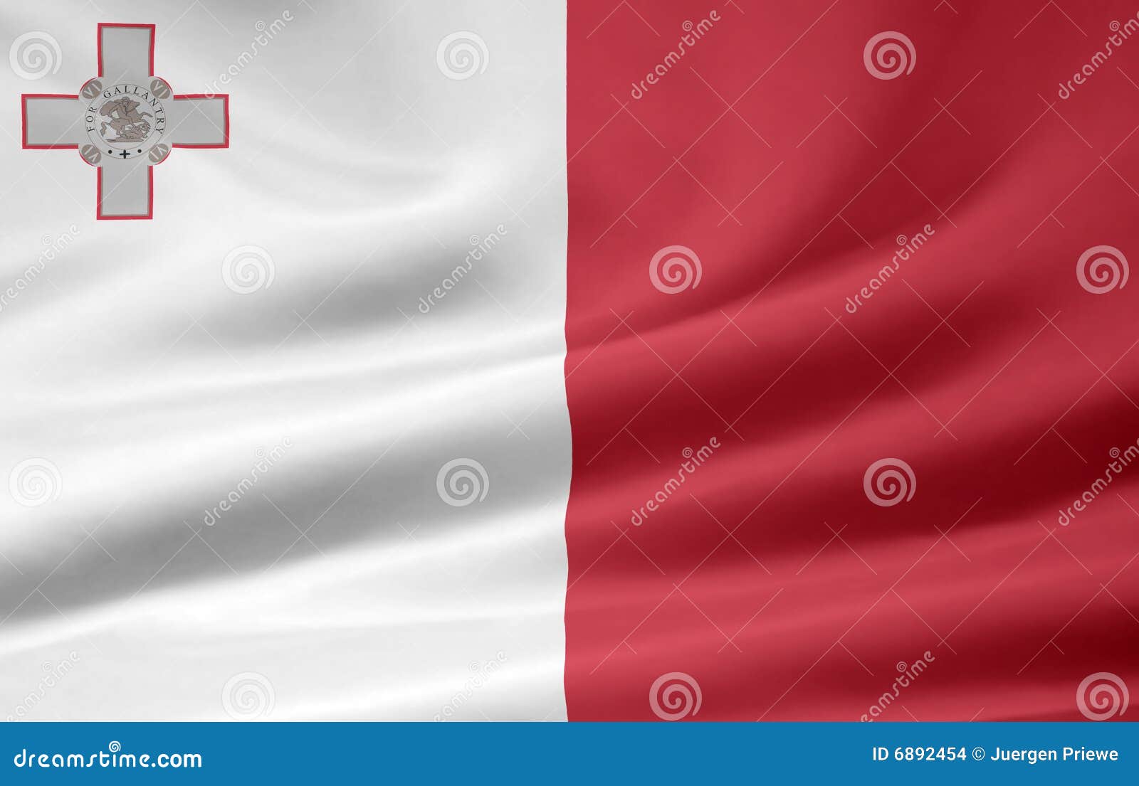 Flag of the Malta stock illustration. Illustration of country - 6892454