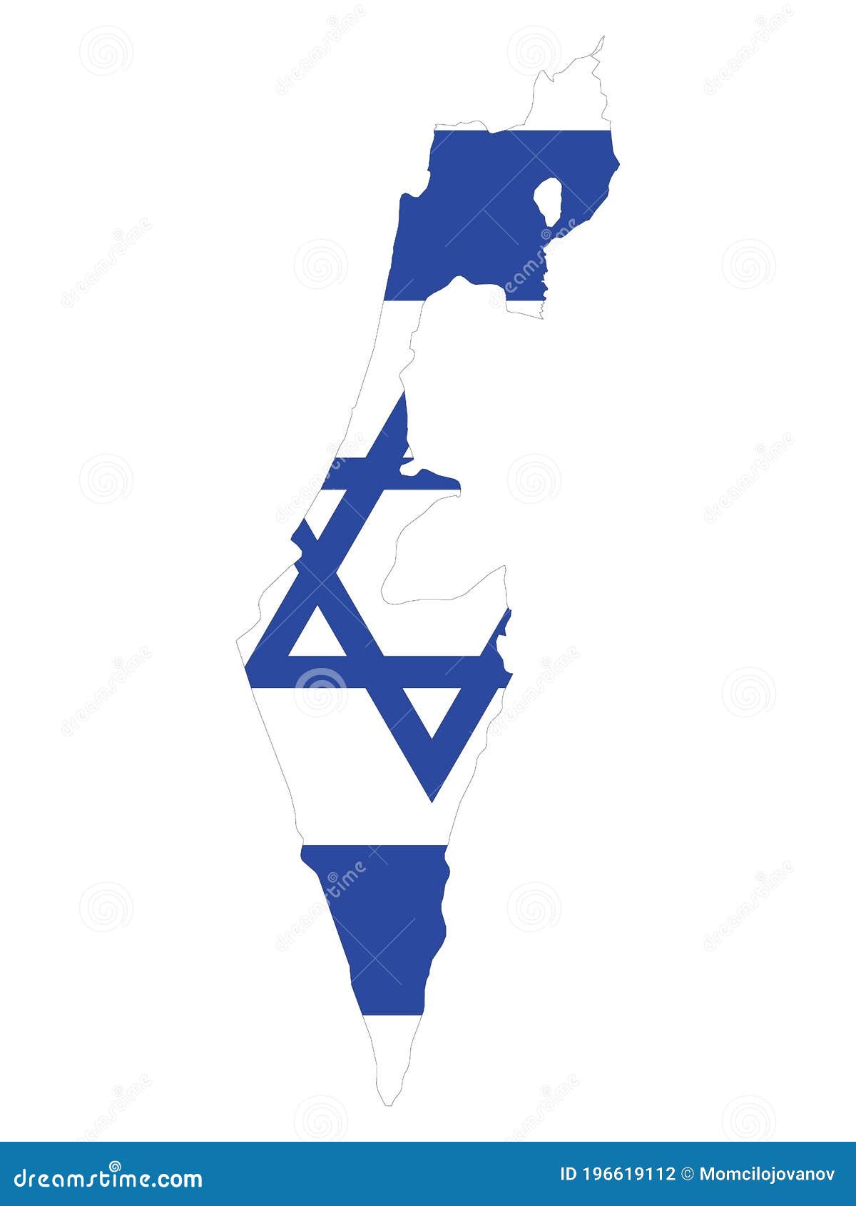 Flag Map of Israel stock vector. Illustration of france - 196619112