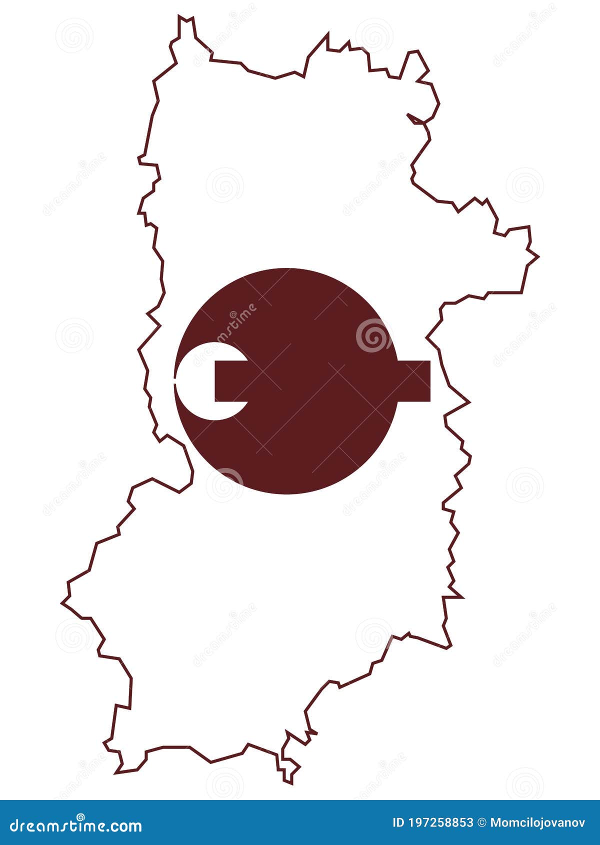 Vector Map Of Nara Modern Outline, High Detailed Vector Map Japan ...