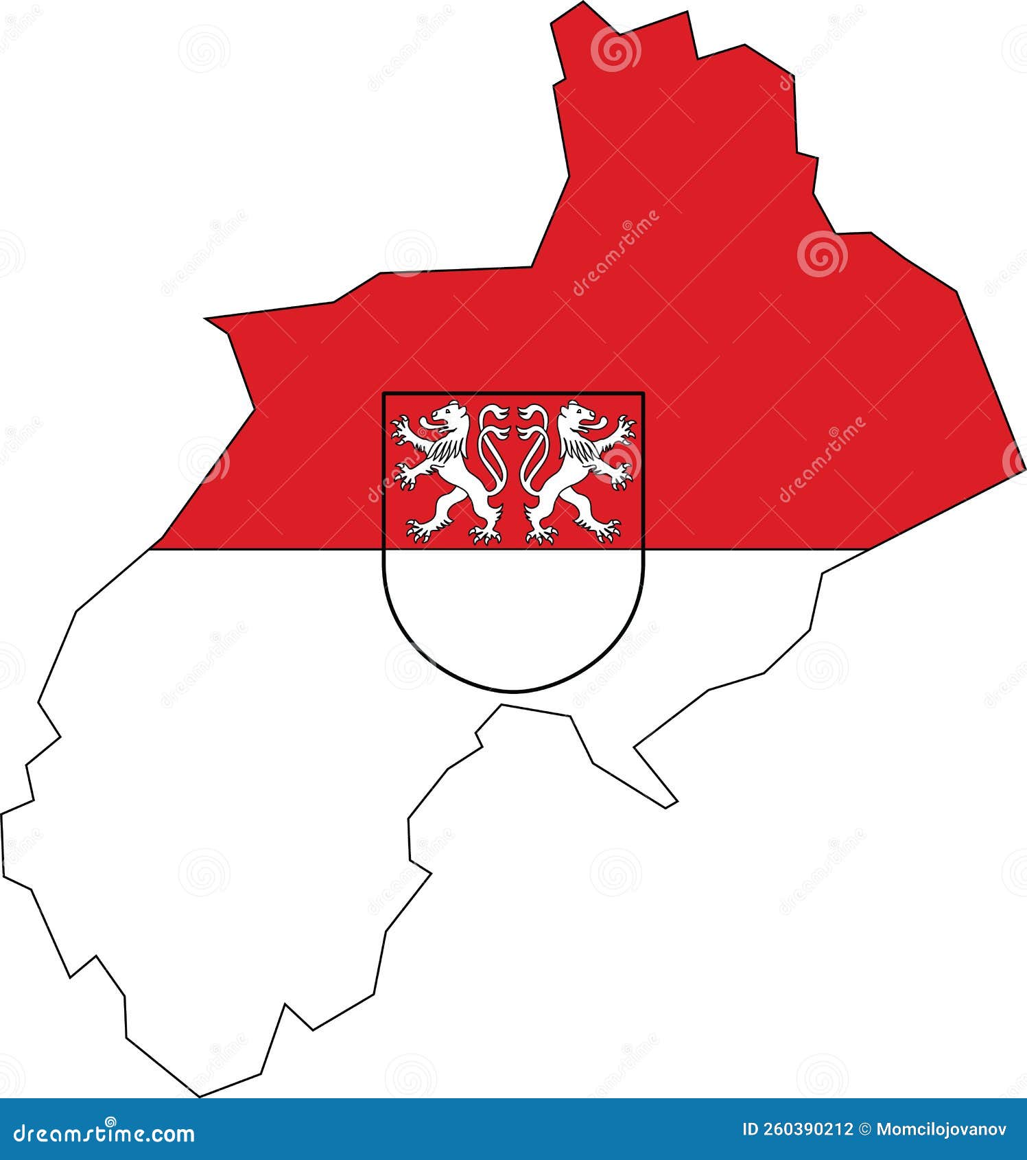 Flag Map of WITTEN, GERMANY Stock Vector - Illustration of equipment ...