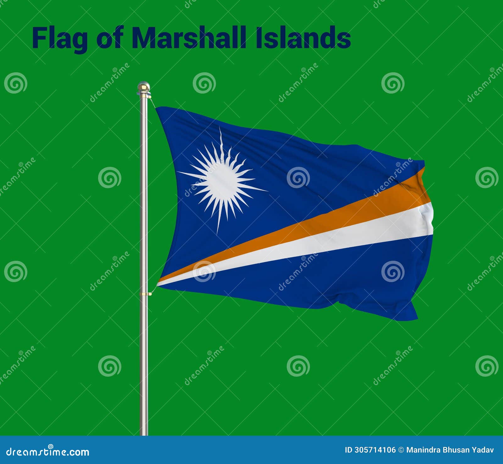 Flag of Marshall Islands, Marshall Islands Flag, National Flag of ...