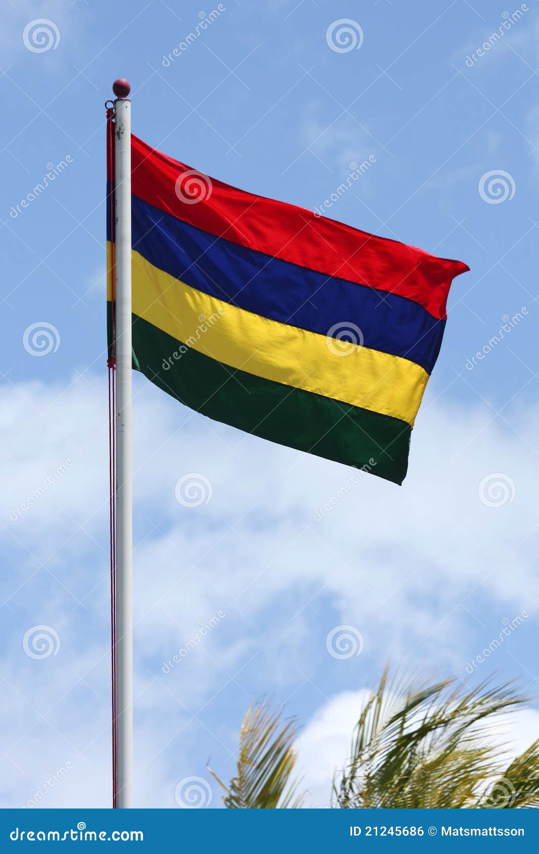 The flag of Mauritius stock photo. Image of ethnic, flags - 21245686