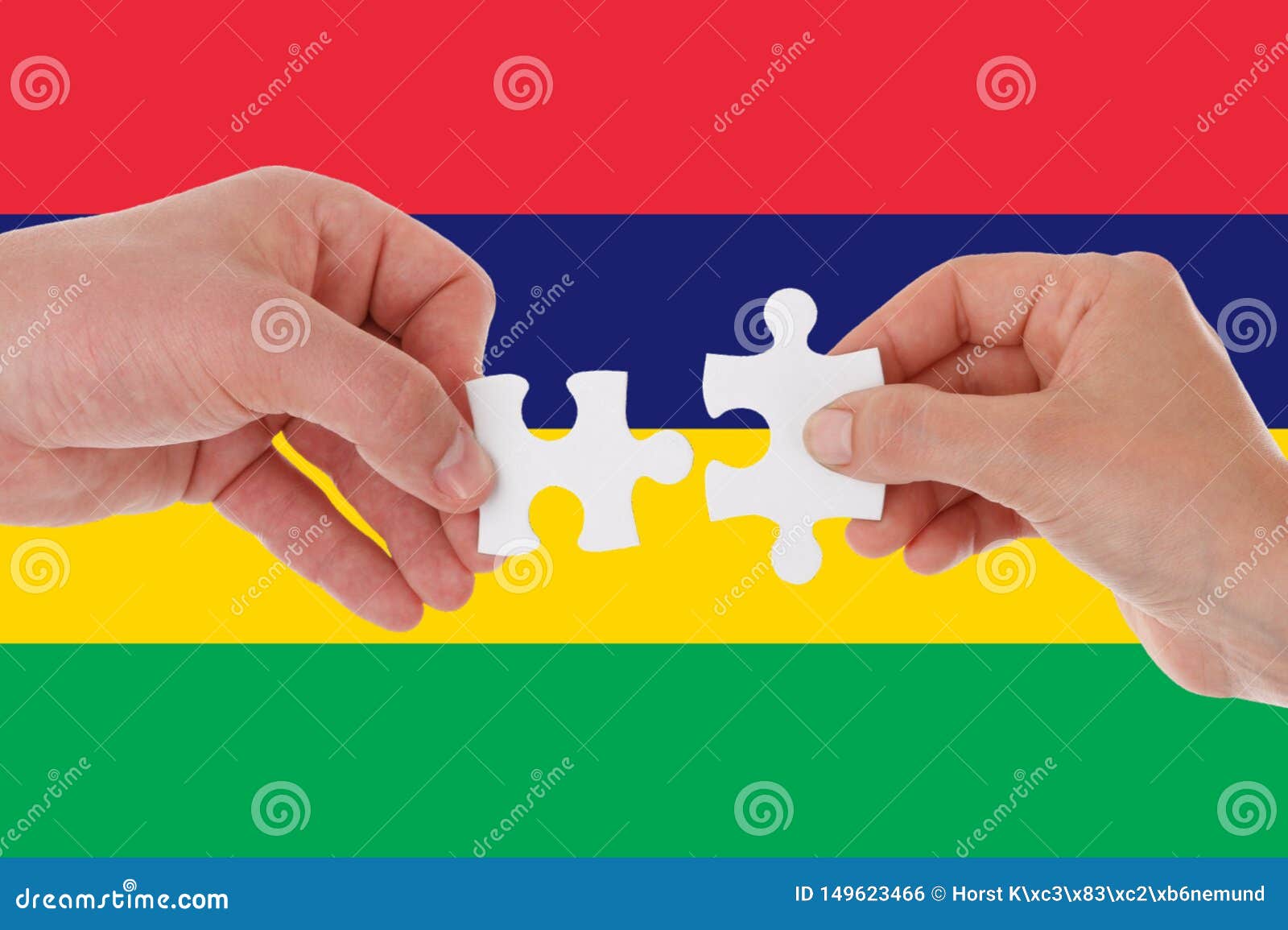 Flag of Mauritius, Intergration of a Multicultural Group of Young ...