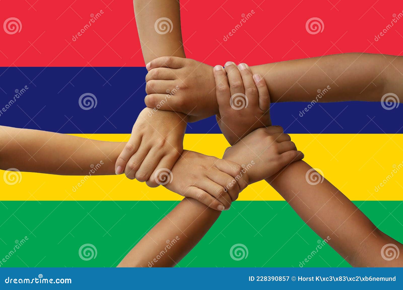 Flag of Mauritius, Intergration of a Multicultural Group of Young ...