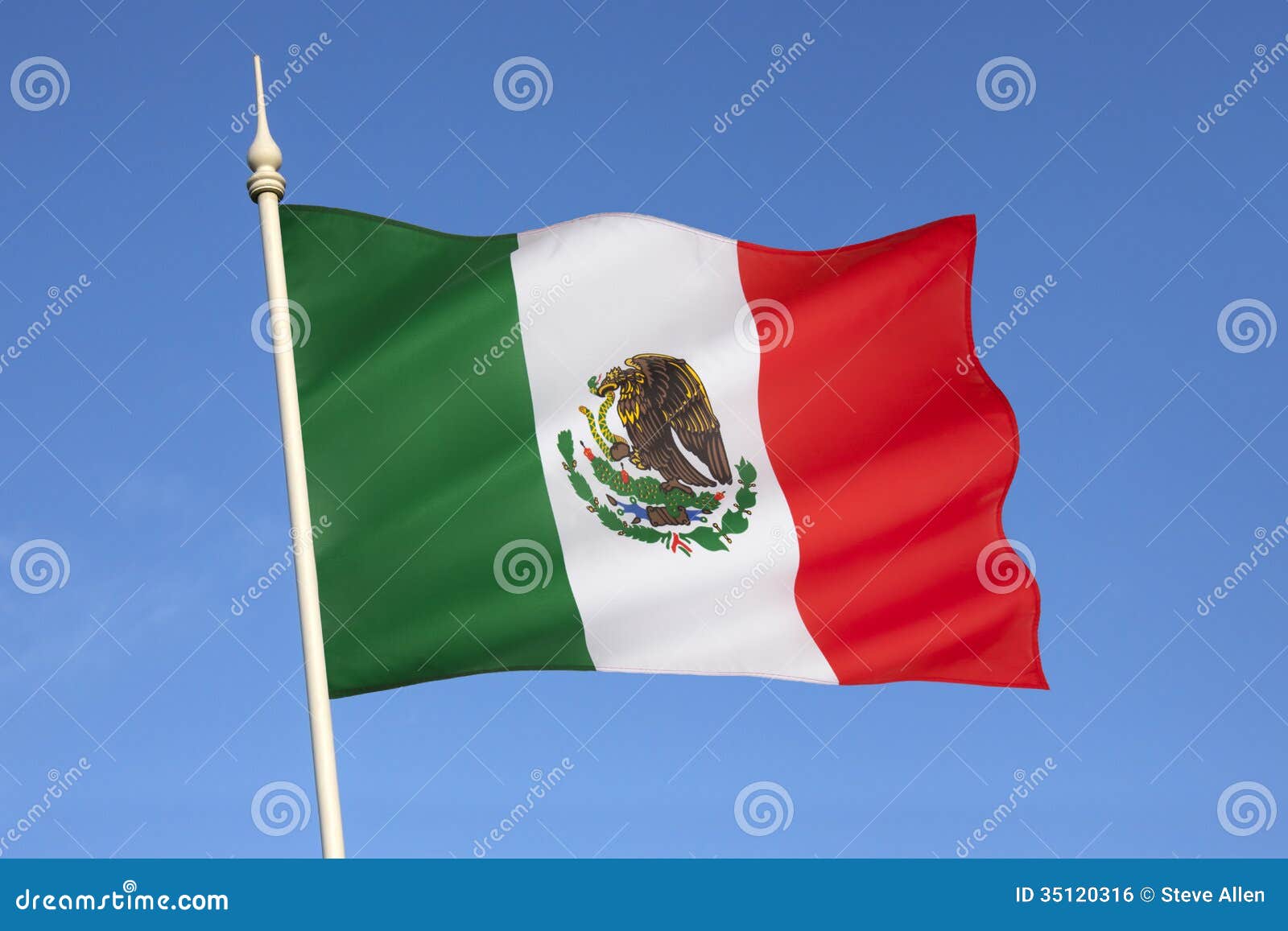 Current Mexico Flag