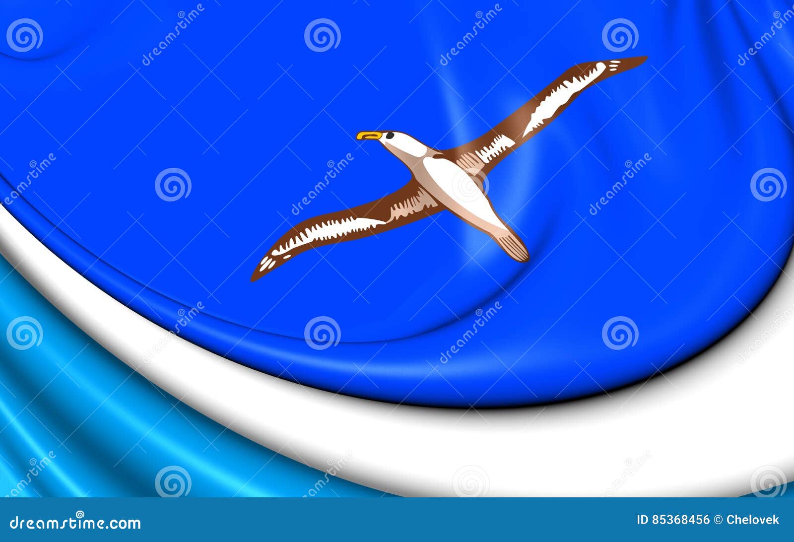 Flag of Midway Islands stock illustration. Illustration of dimensional ...