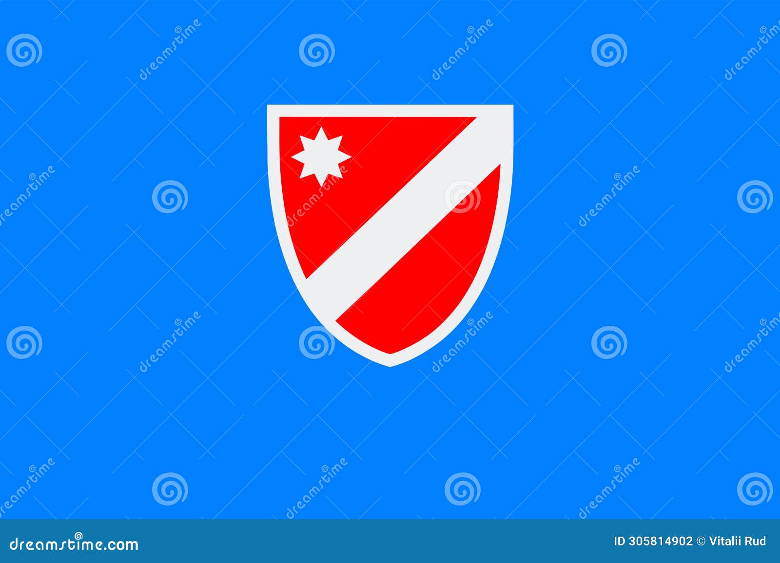 Flag of Molise stock vector. Illustration of white, banner - 305814902