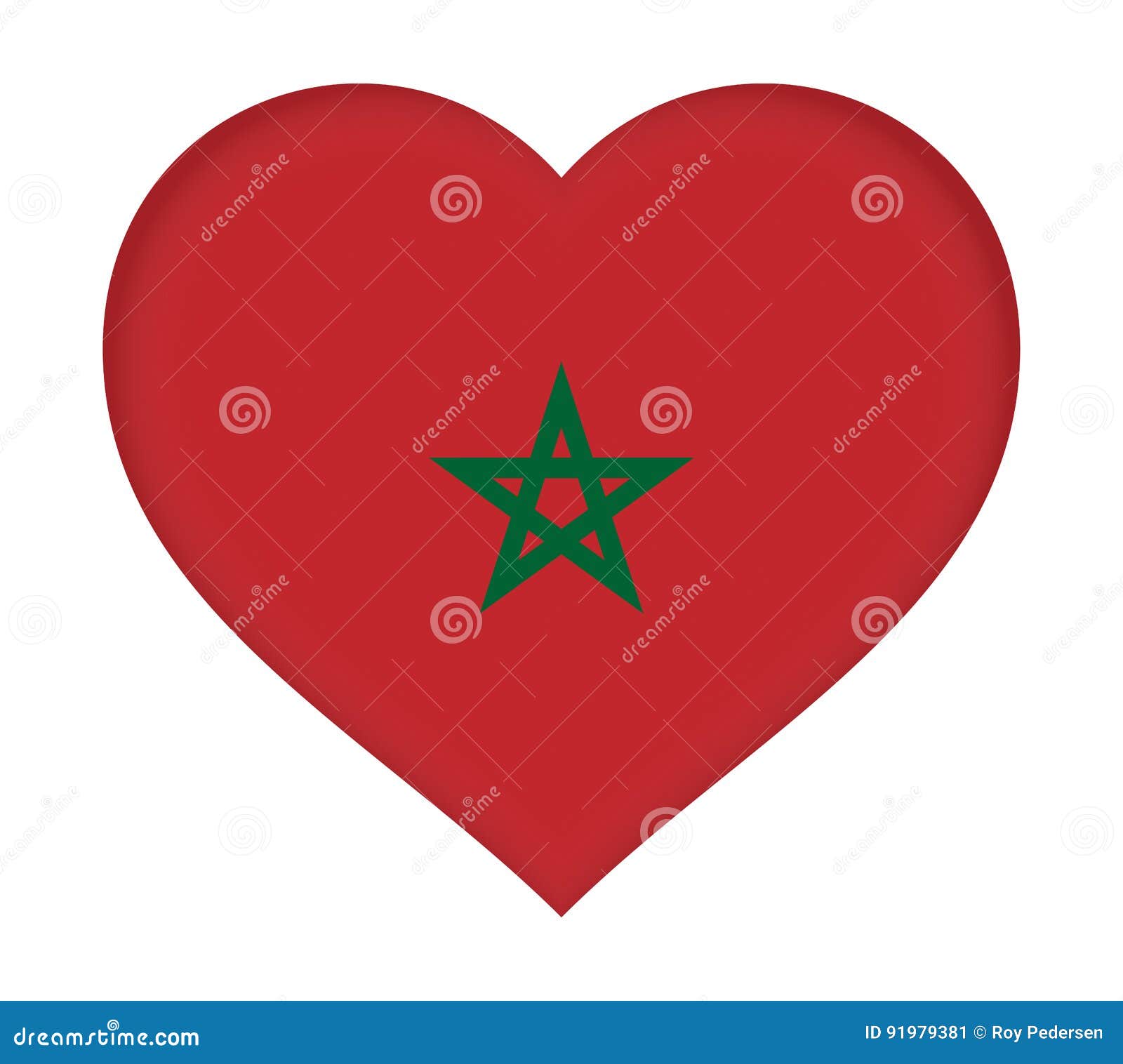 Flag of Morocco Heart stock illustration. Illustration of culture ...