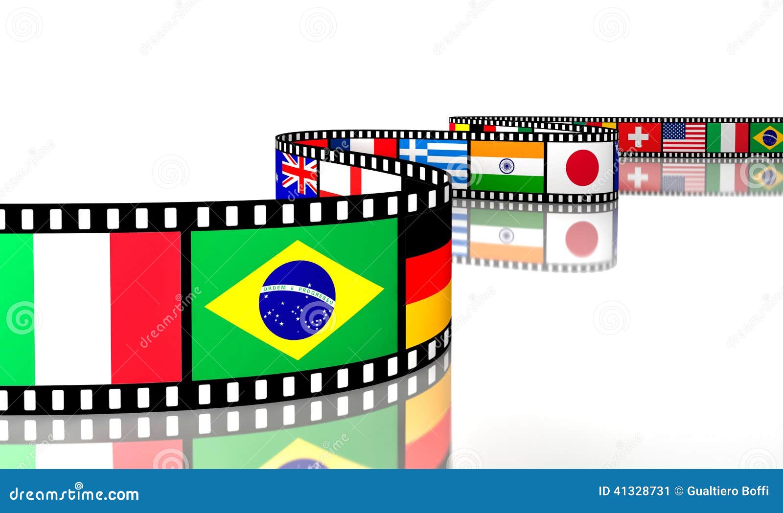 Flag movie stock illustration. Illustration of japan - 41328731