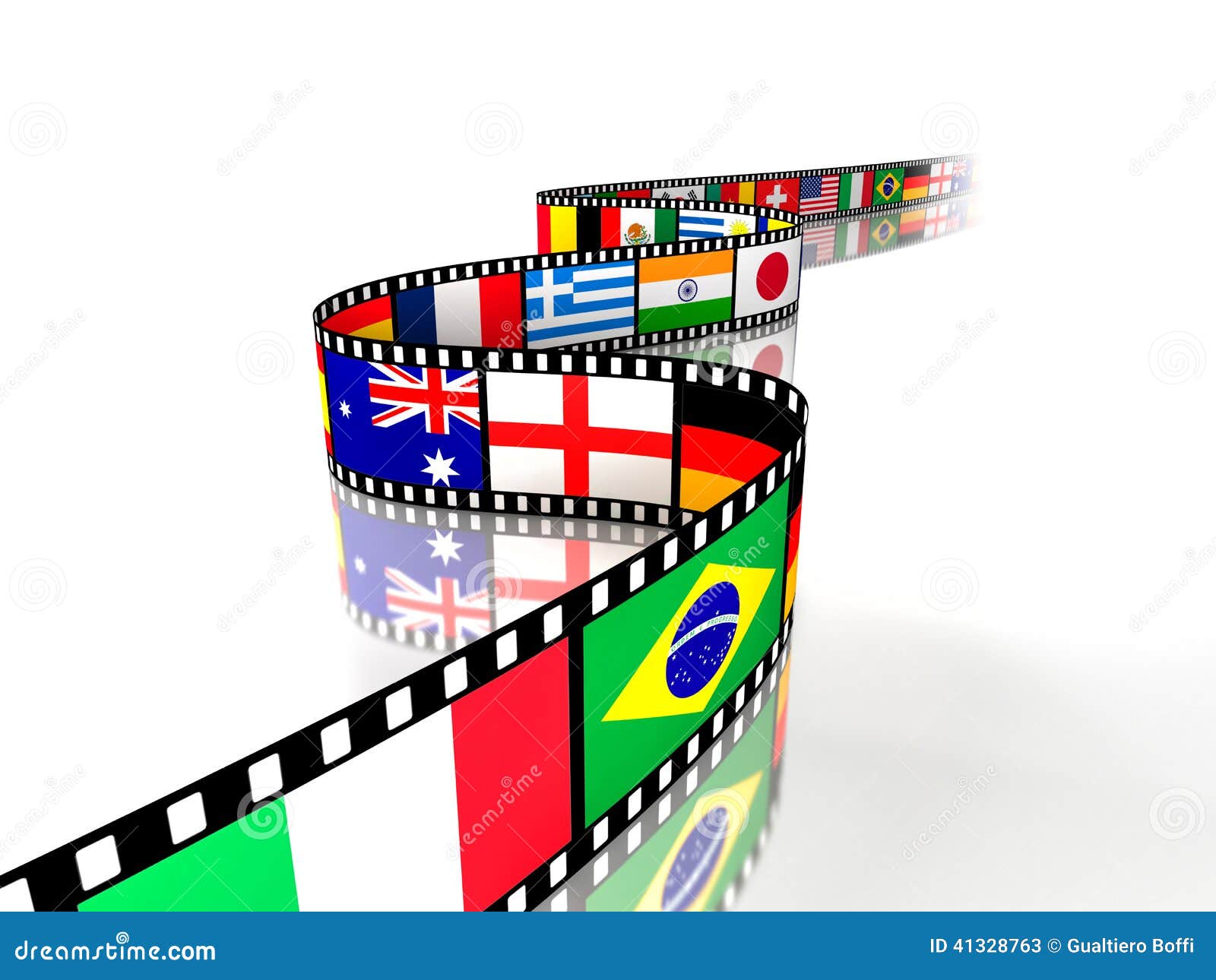 Flag movie stock illustration. Illustration of german - 41328763