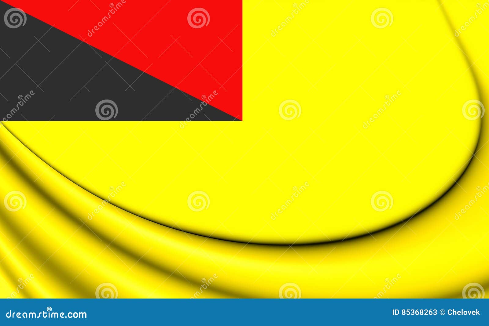 Flag of Negeri Sembilan, Malaysia. Stock Illustration - Illustration of ...