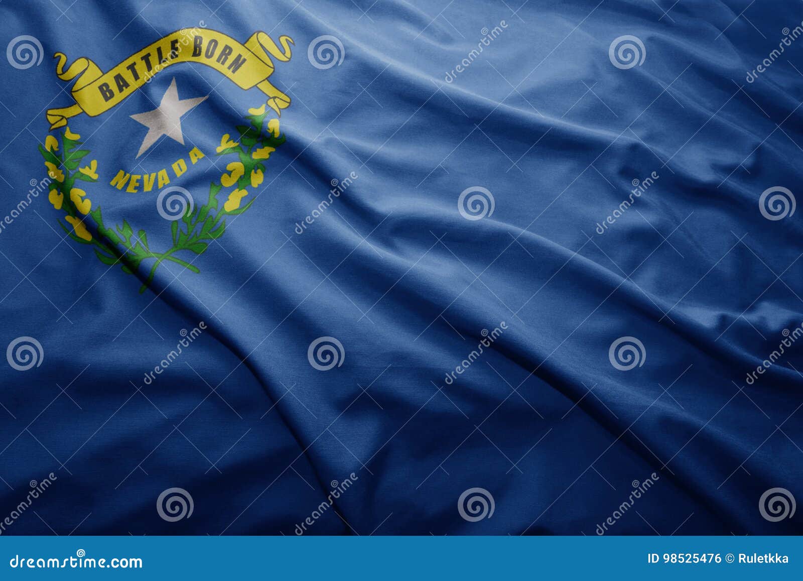 Flag of Nevada state stock photo. Image of real, honor - 98525476