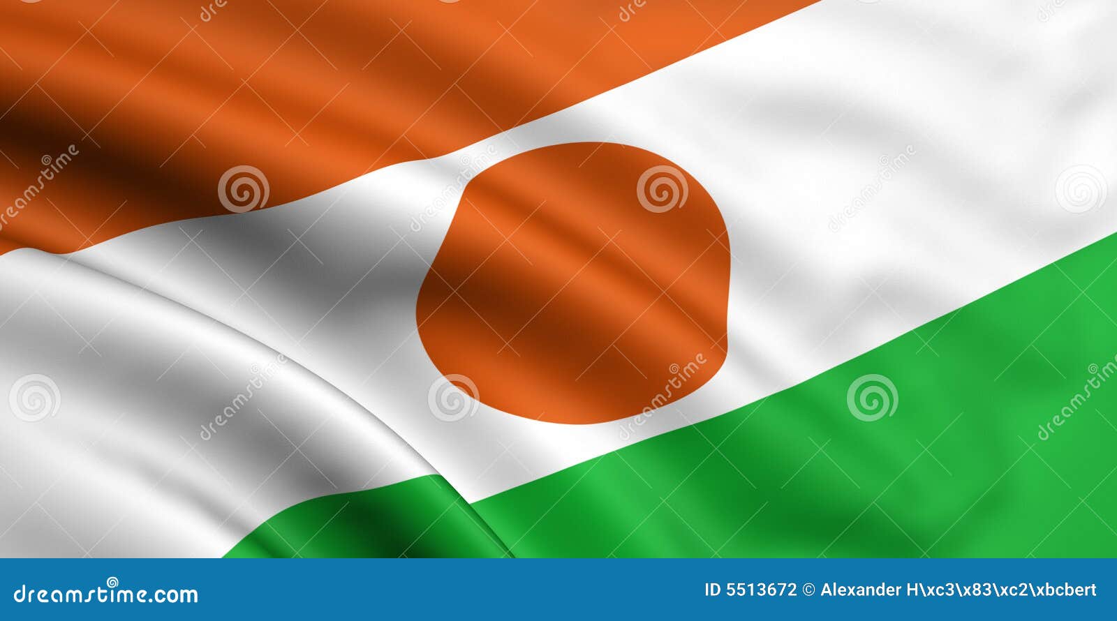Flag of Niger stock illustration. Illustration of state - 5513672