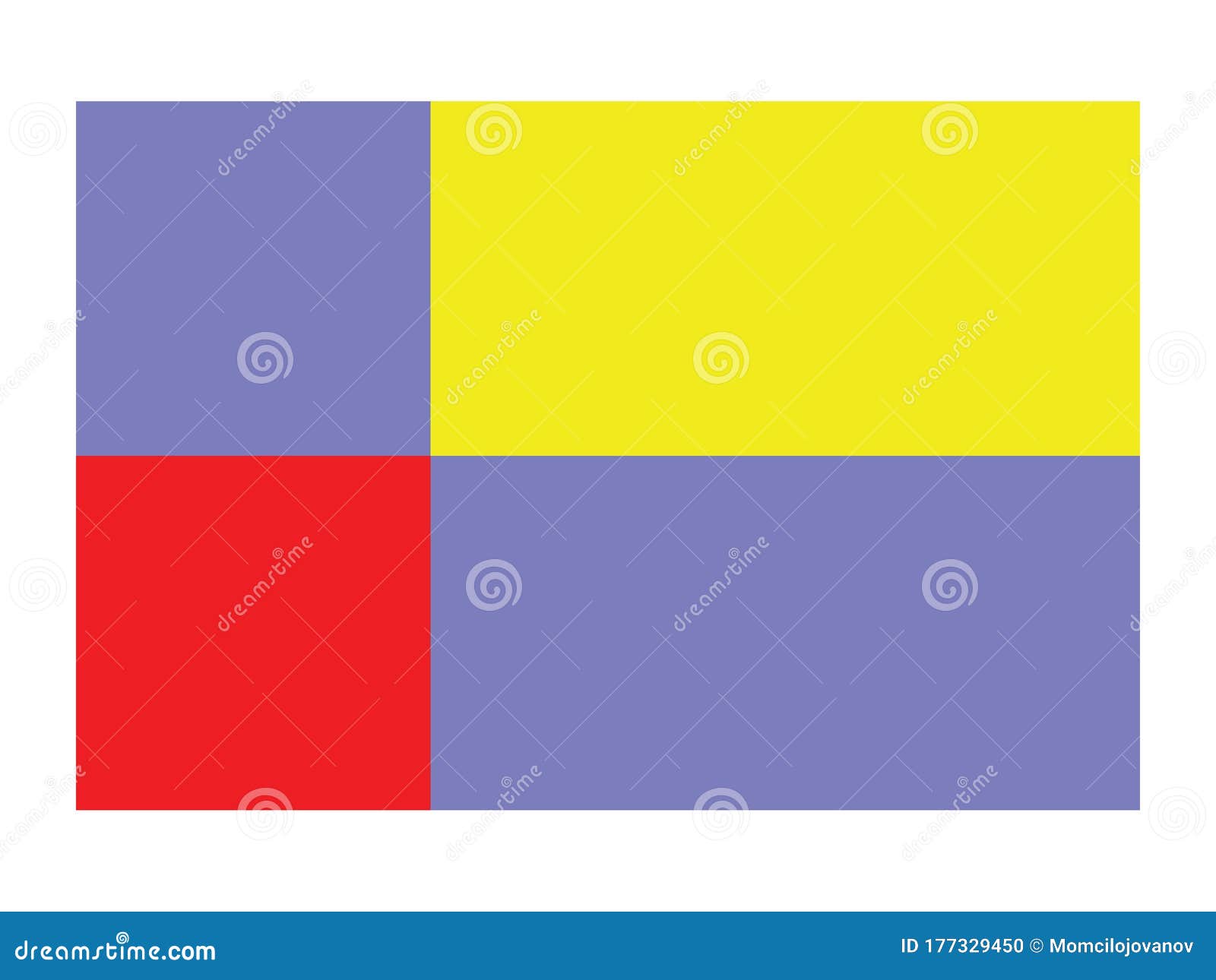 Flag of Nitra Kraj stock vector. Illustration of country - 177329450