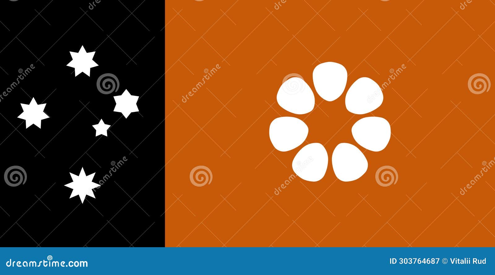 Flag of the Northern Territory Stock Vector - Illustration of australia ...