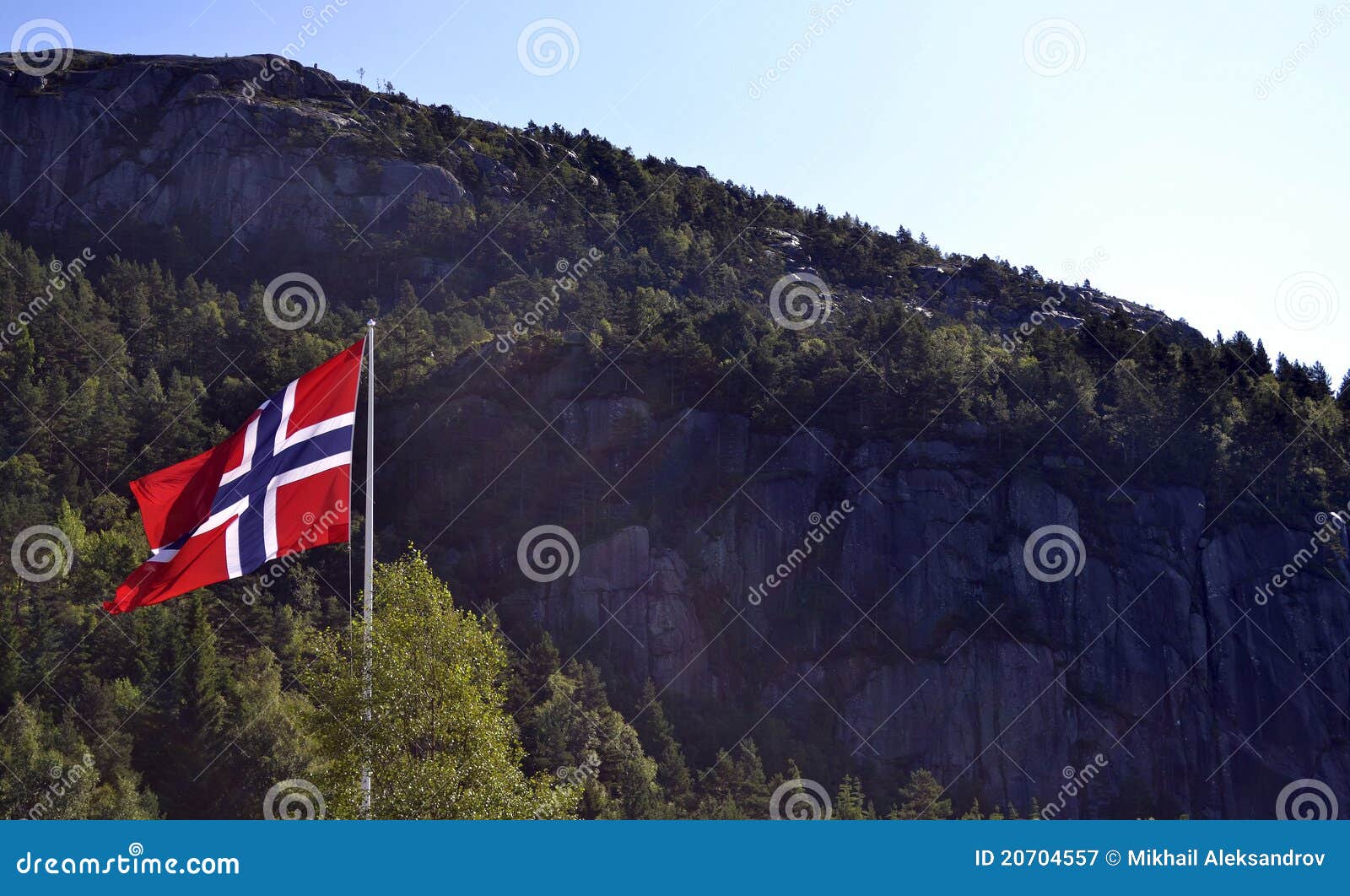 Flag of Norway stock image. Image of lanscape, oslo, cross - 20704557