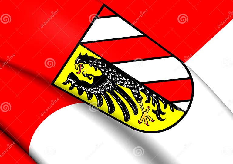 Flag of Nuremberg, Germany. Stock Illustration - Illustration of ...