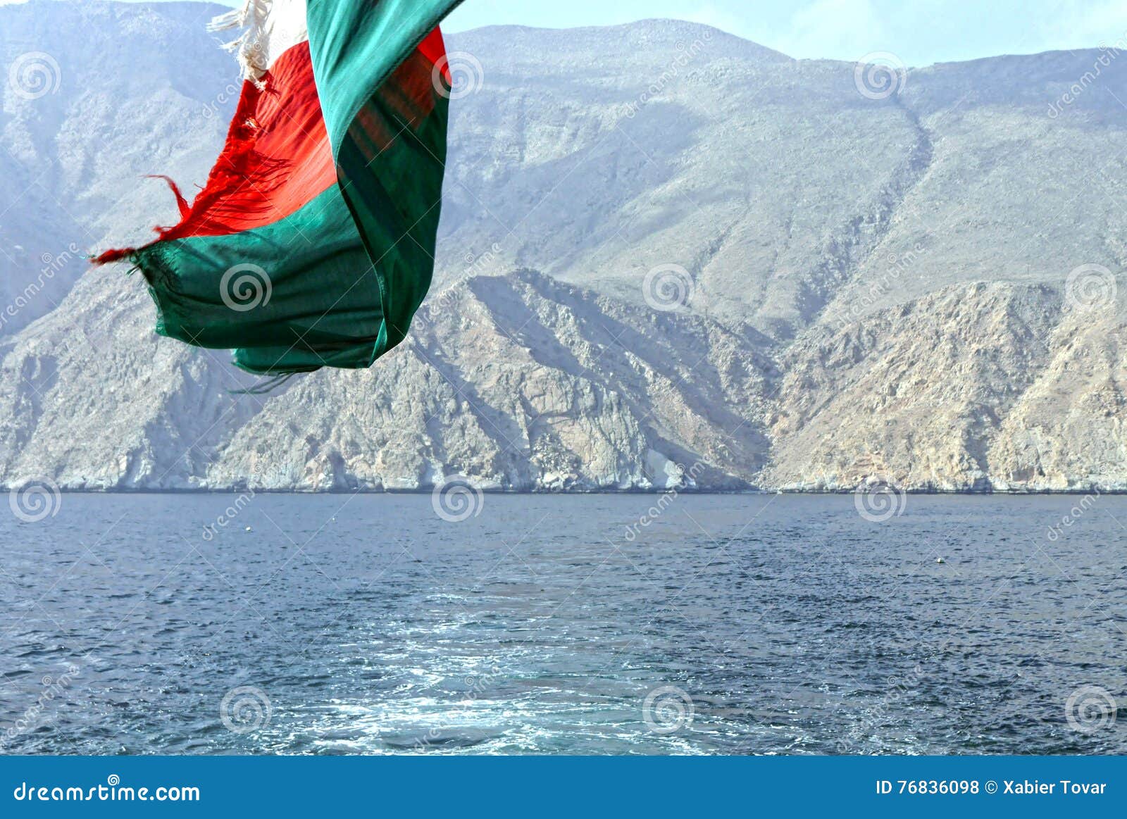 Flag Of Oman On Wooden Plate Background Grunge Omani Flag Texture
