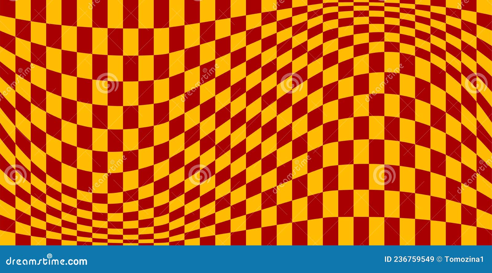 Flag Optical Illusion. Distorted Chessboard Stock Vector - Illustration ...