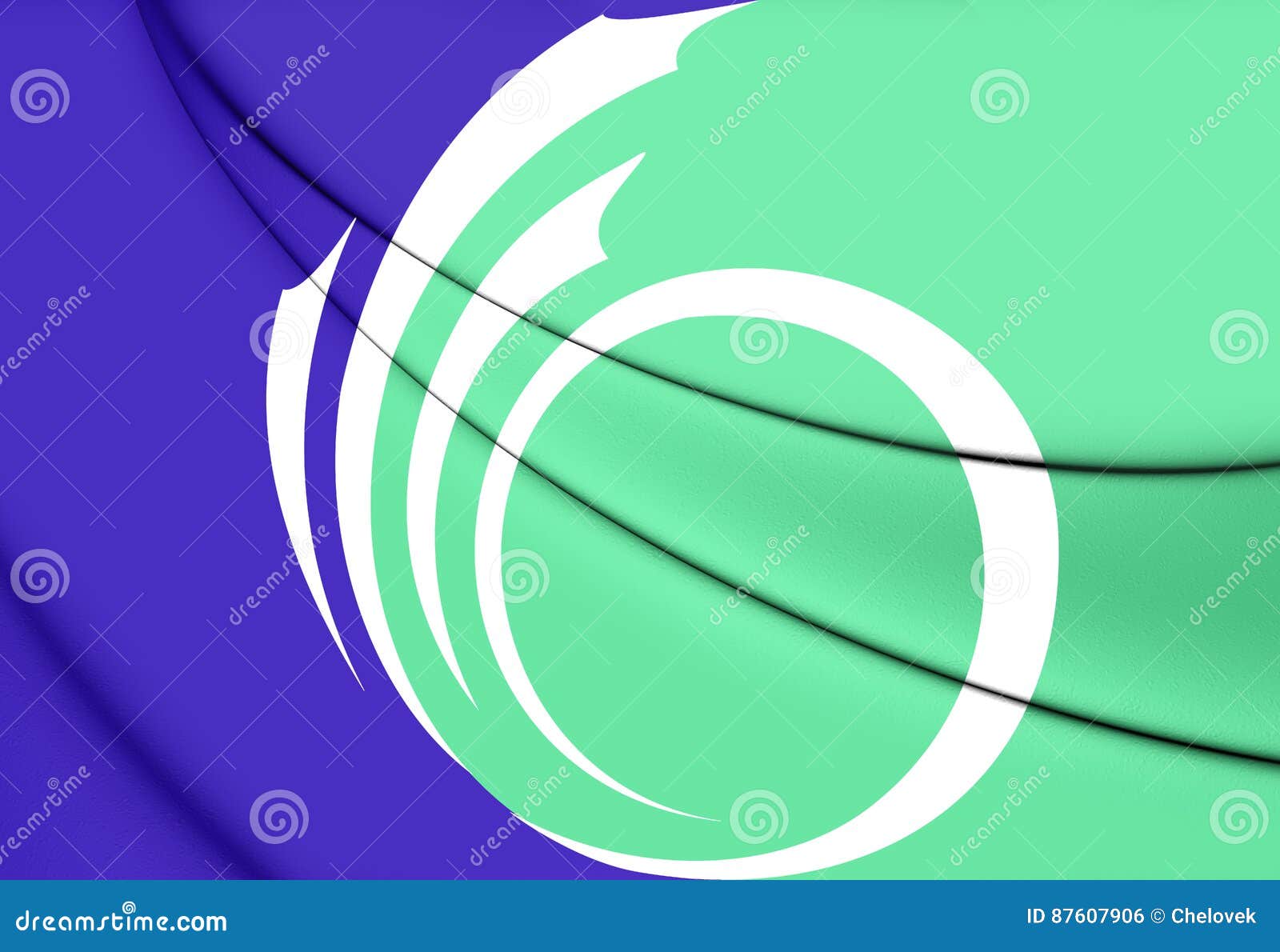 Flag of Ottawa, Canada. stock illustration. Illustration of full - 87607906