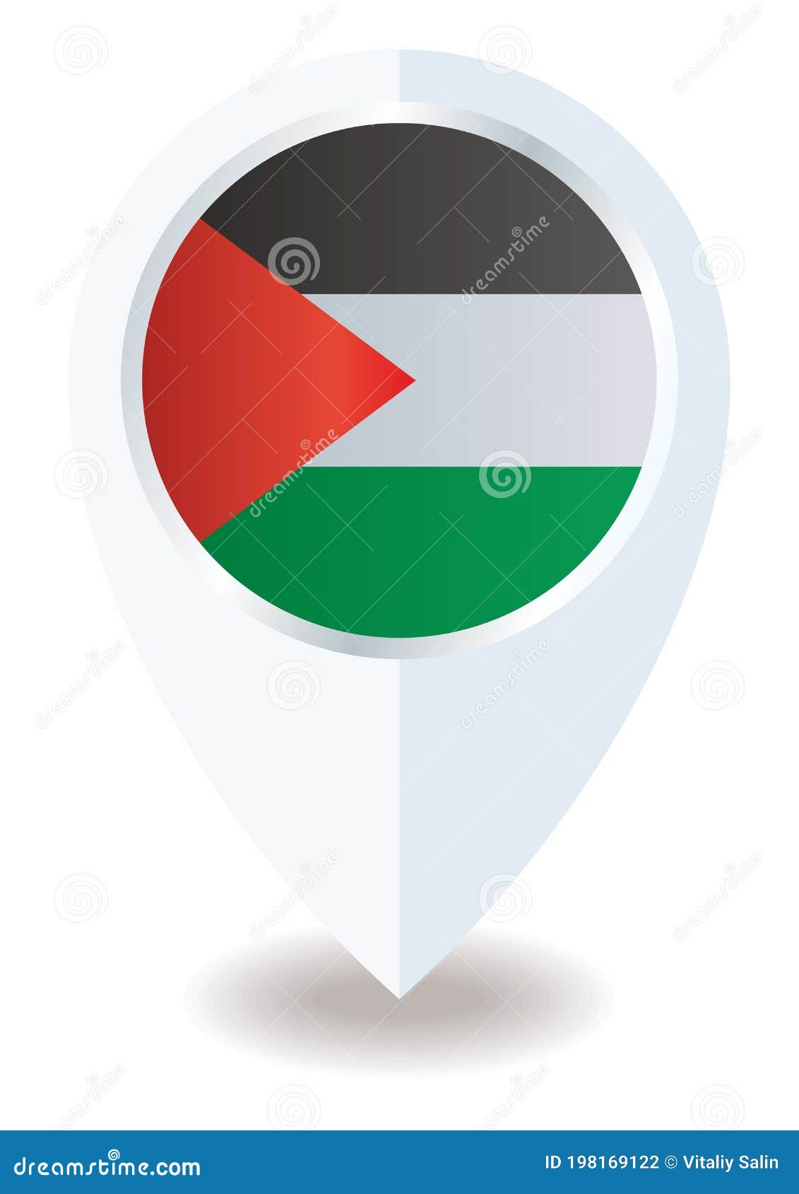 Flag of Palestine, Location Icon for Multipurpose. Stock Vector ... Flag of Palestine, Location Icon for Multipurpose. Stock Vector ...