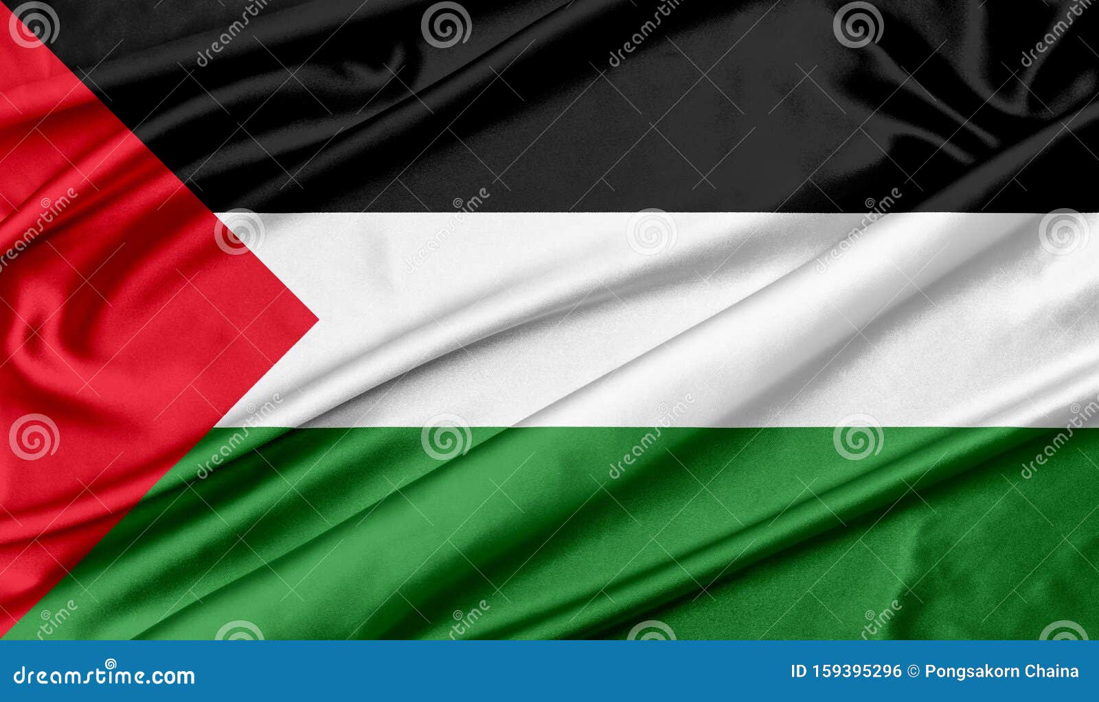 Flag of Palestine Texture Background Stock Photo - Image of abstract ...