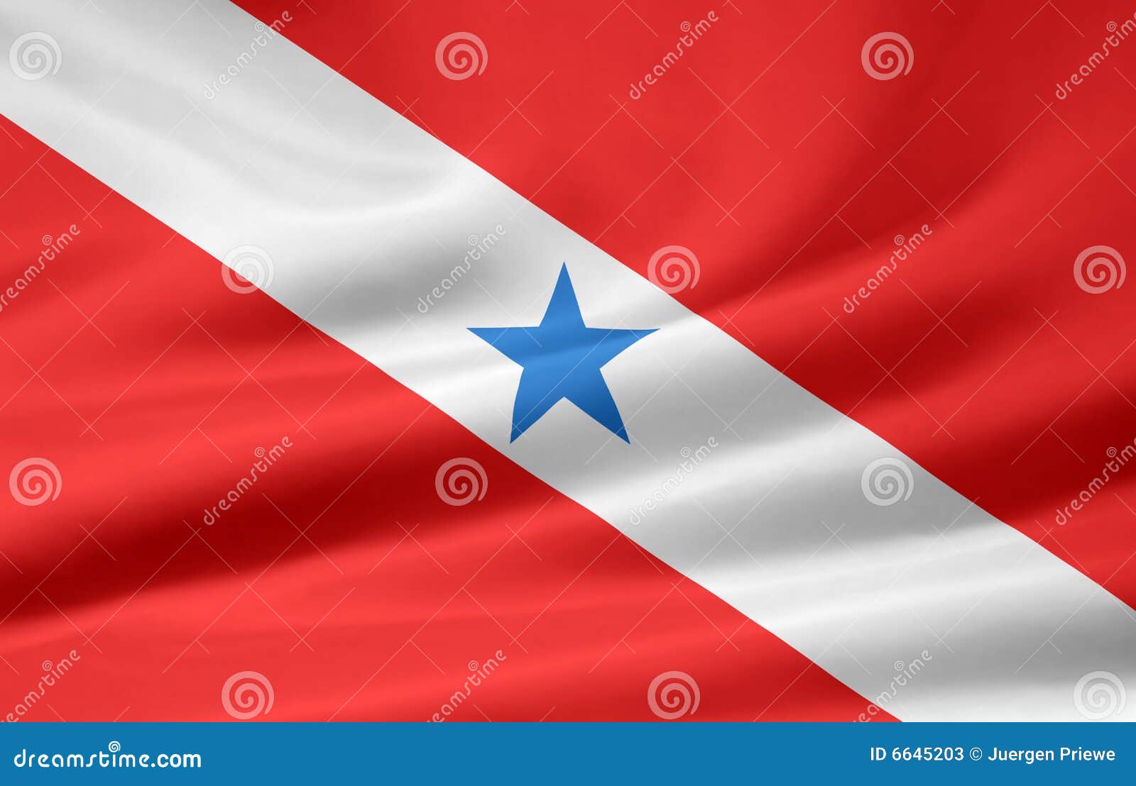 Flag of Para stock illustration. Illustration of blue - 6645203