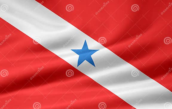 Flag of Para stock illustration. Illustration of blue - 6645203