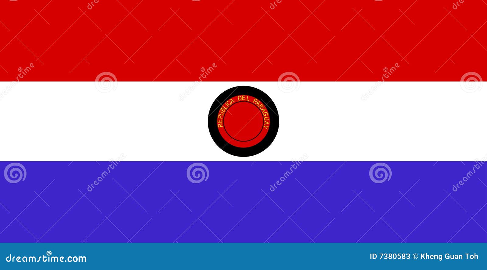 Flag of Paraguay stock vector. Illustration of flag, nation - 7380583 Flag of Paraguay stock vector. Illustration of flag, nation - 7380583