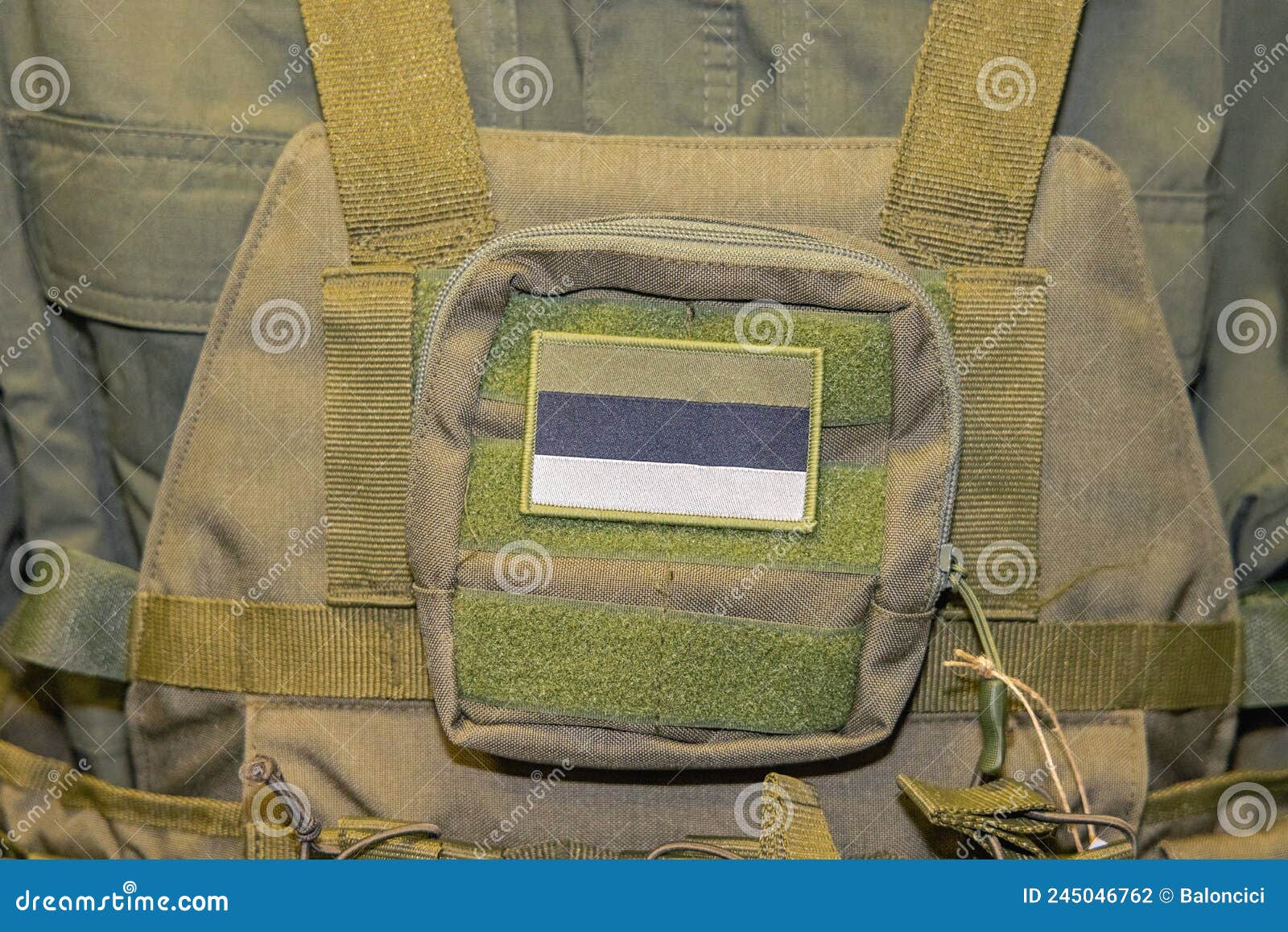 U.S. Flag Velcro Patch On Army Uniform Stock Photo | CartoonDealer.com ...