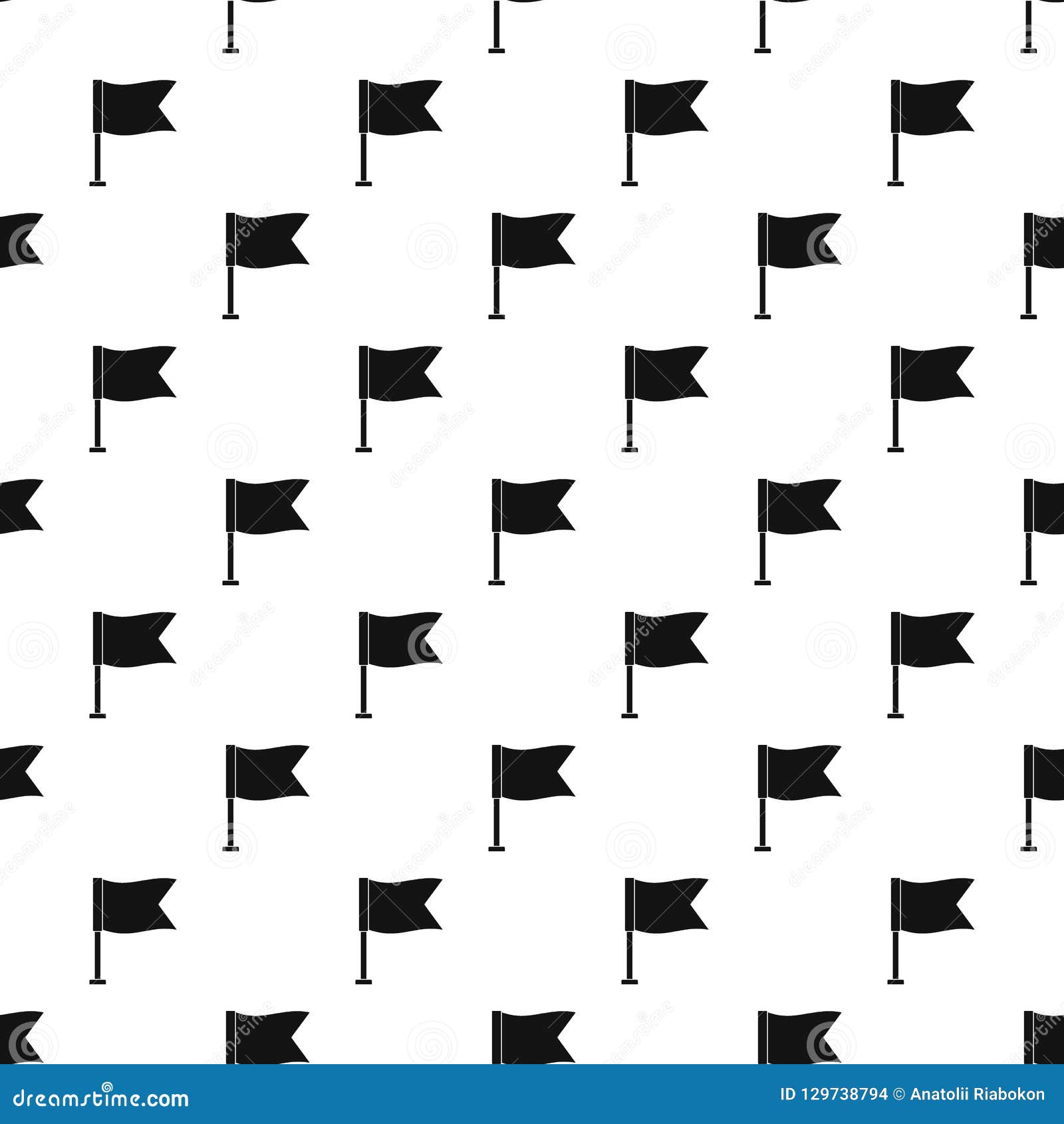 Flag Pattern Seamless Vector Stock Vector - Illustration of note, sign ...