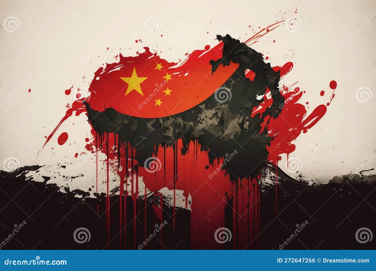 Flag of the People S Republic of China (PRC). Stock Illustration ...