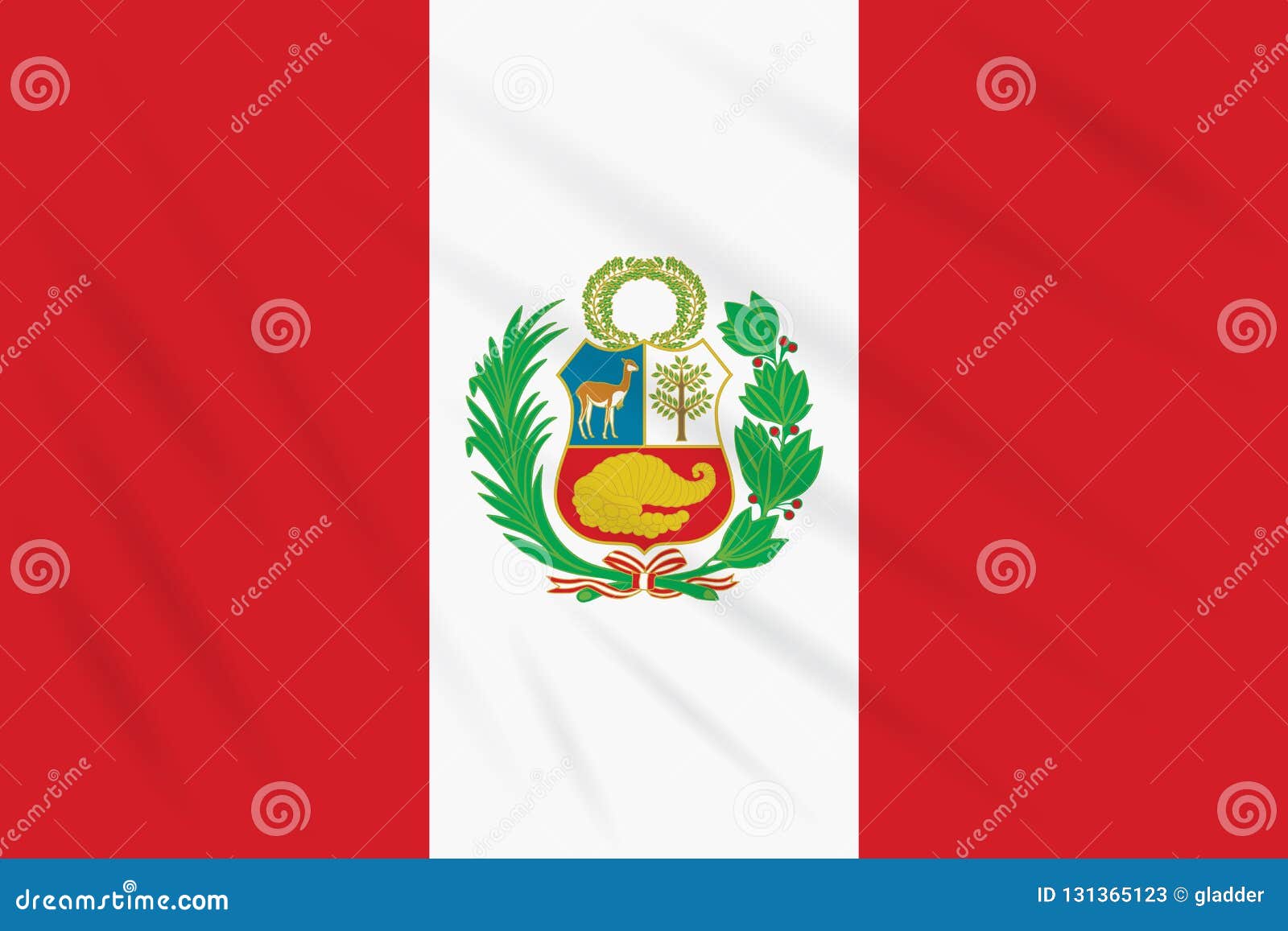 Flag Of Peru From Brush Strokes. Flag Peru On Transparent Background ...