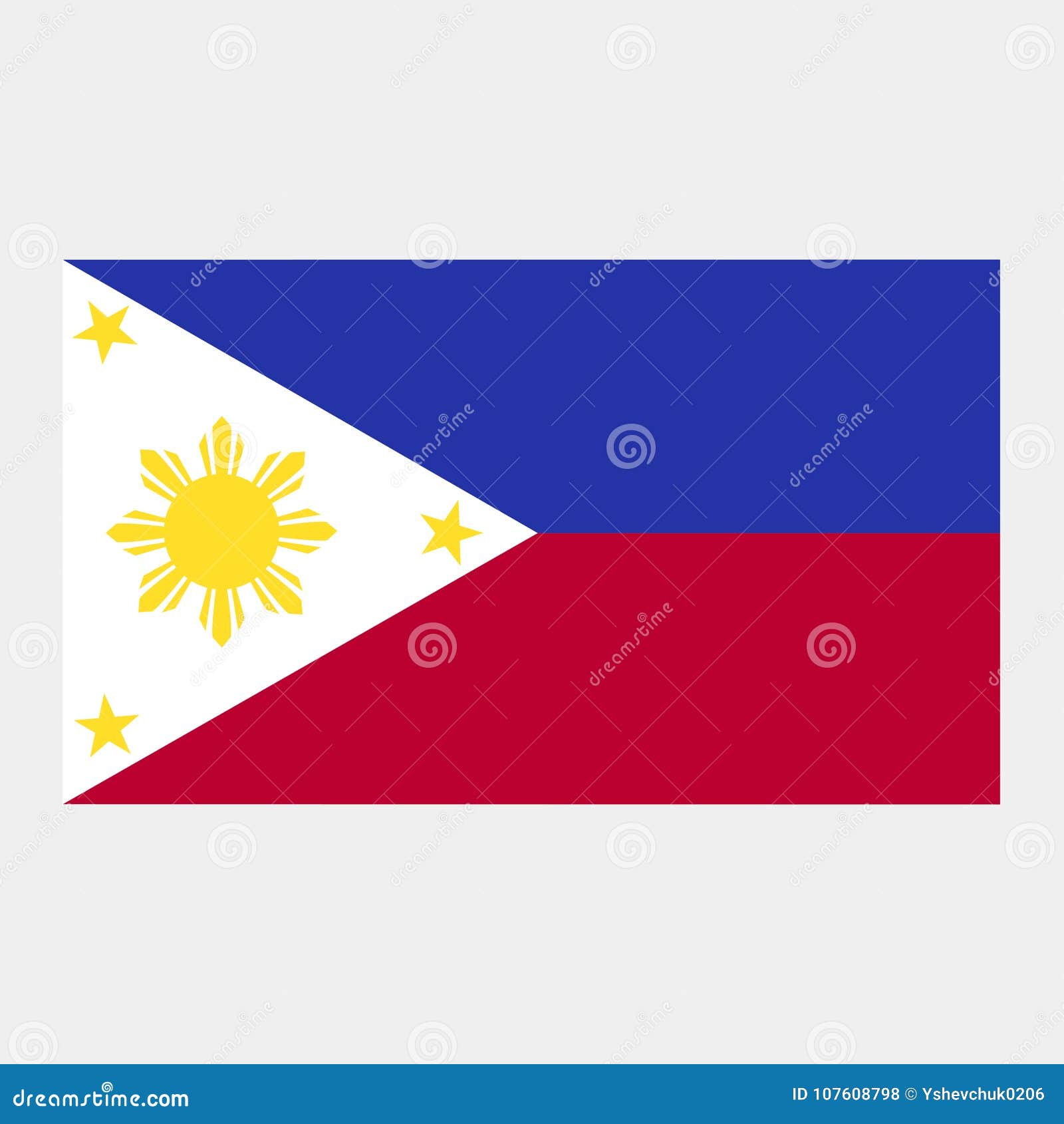 Philippines of Icon. Vector Illustration Stock Vector - Illustration of ...