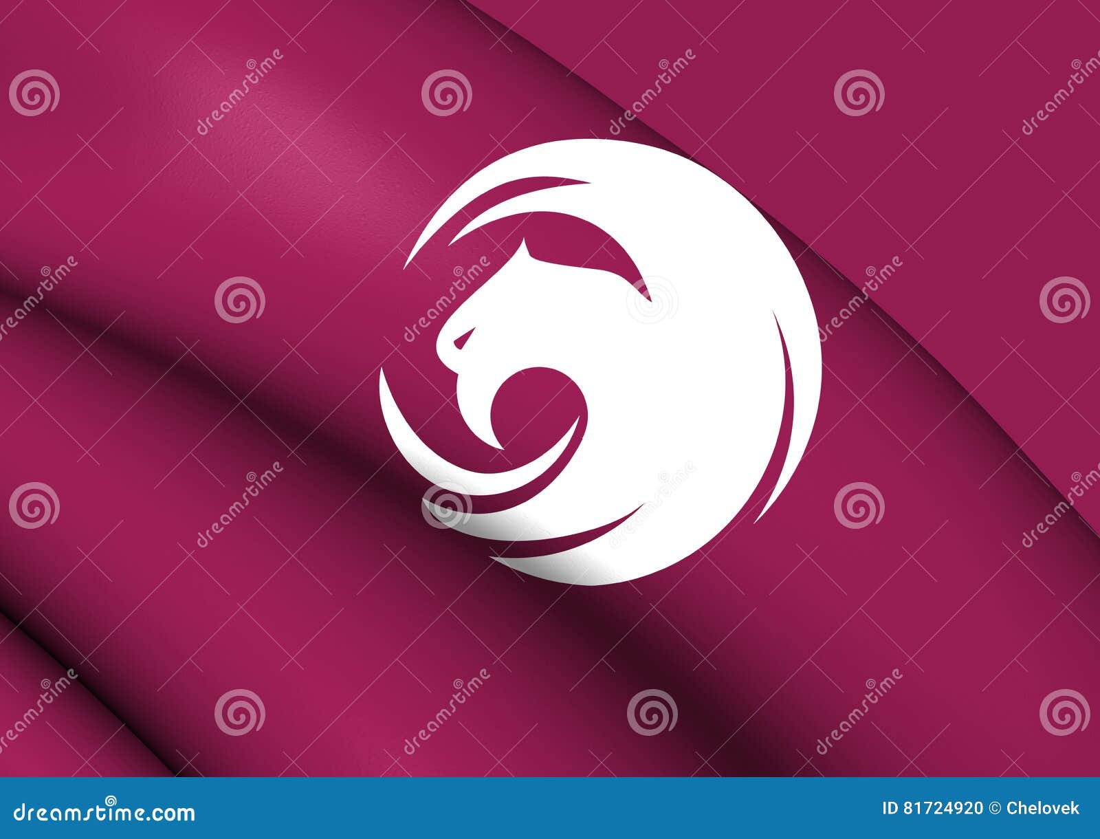 Flag of Phoenix City, Arizona. Stock Illustration - Illustration of ...