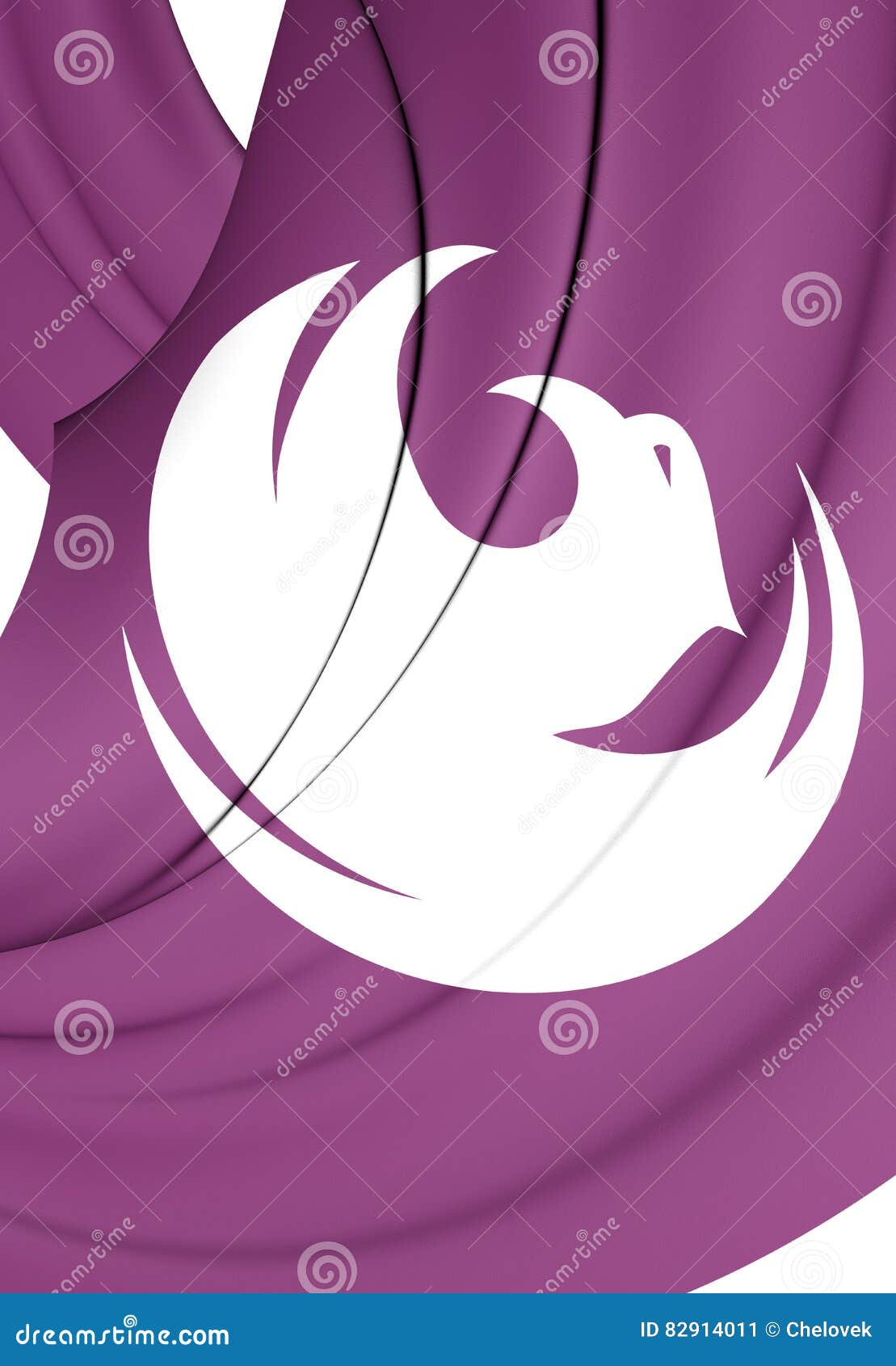 Flag of Phoenix City, Arizona. Stock Illustration - Illustration of ...