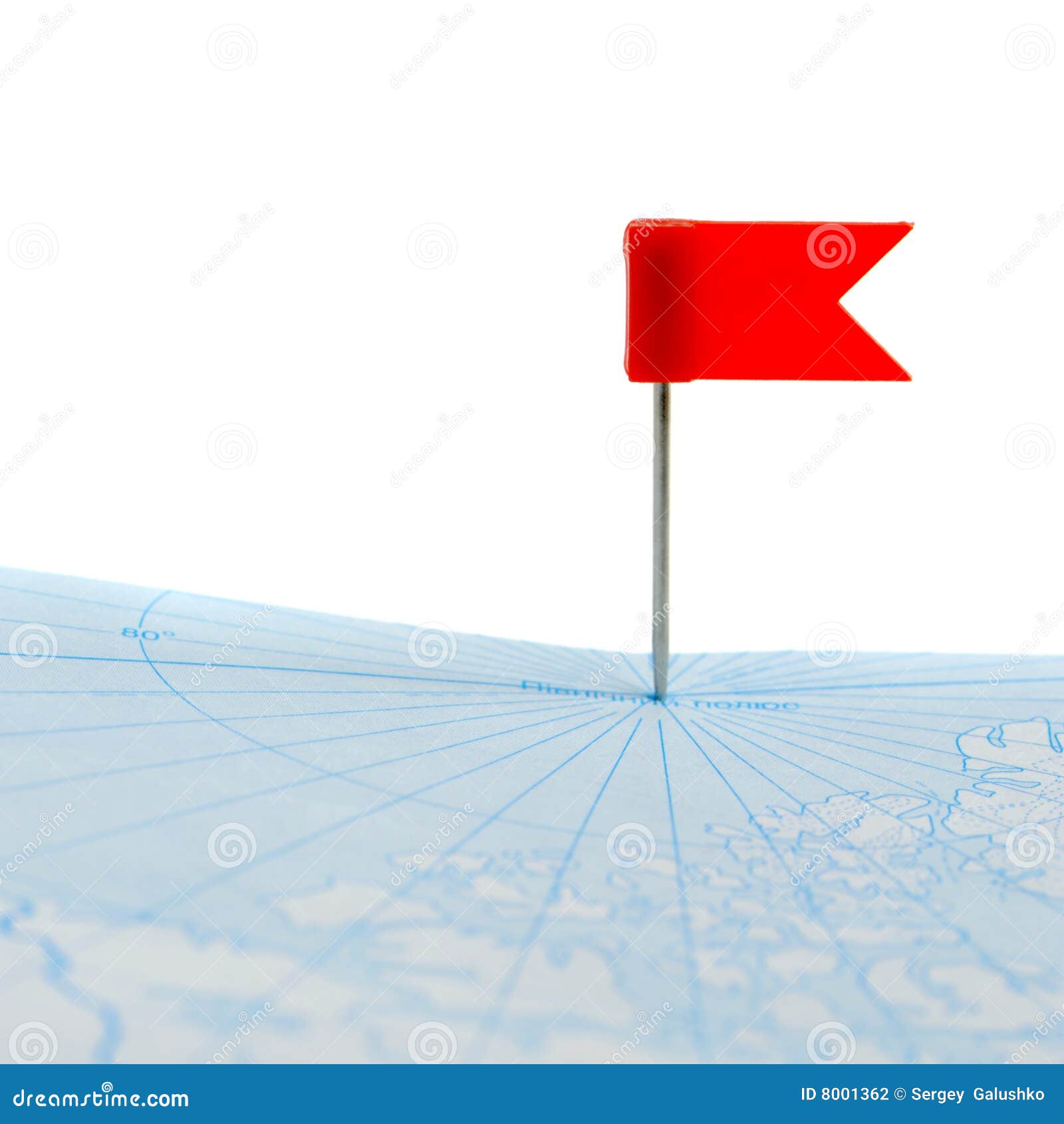Flag a pin on map isolated stock photo. Image of destination - 8001362