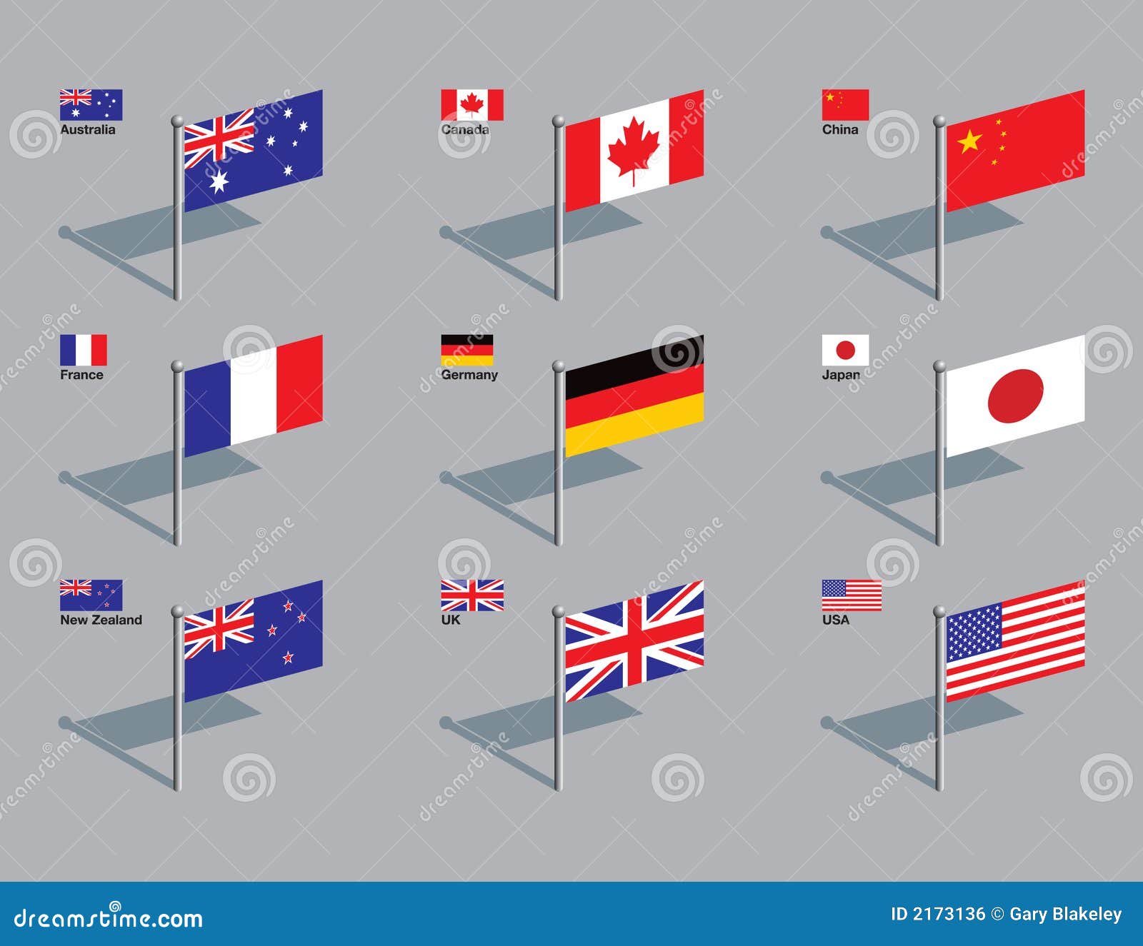 Flag Pins stock vector. Illustration of international - 2173136