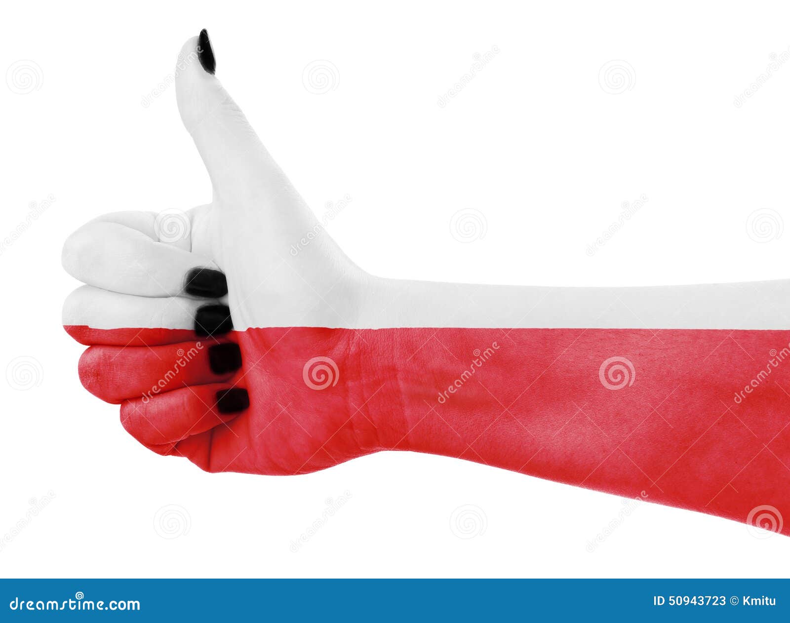 Flag of Poland stock image. Image of finger, nation, design - 50943723